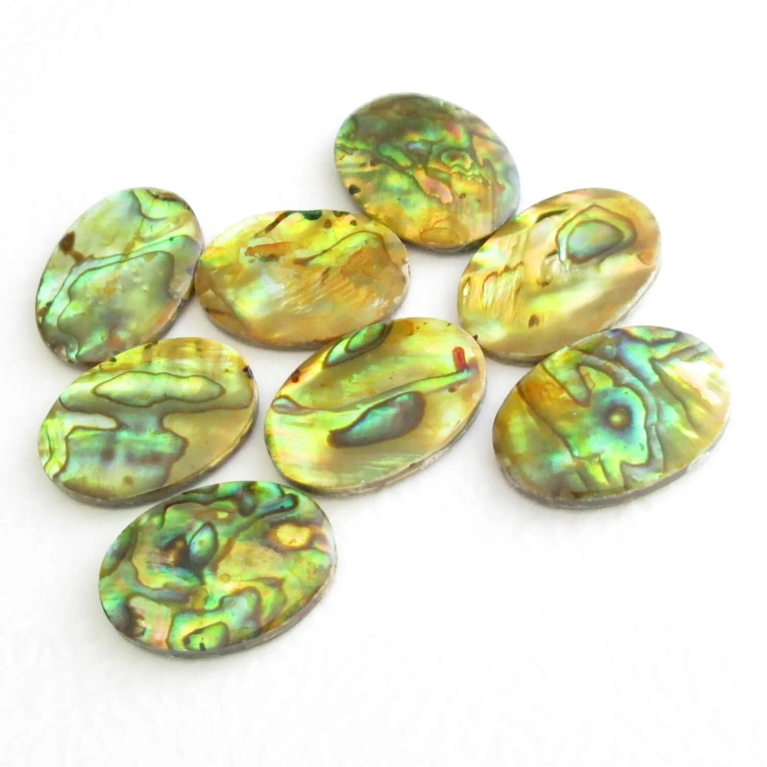 Yellow Abalone Pendant, Green Sea Shell Necklace — CindyLouWho2