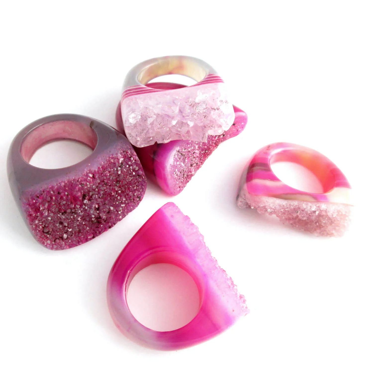 Druzy Quartz Jewelry, Geode Necklaces — CindyLouWho2