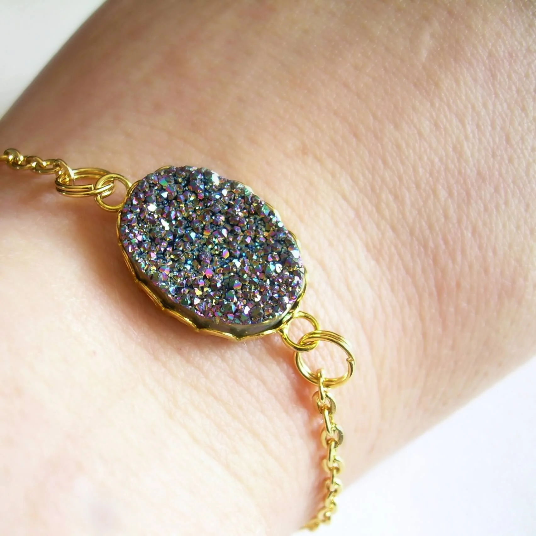 Druzy Quartz Jewelry, Geode Necklaces — CindyLouWho2