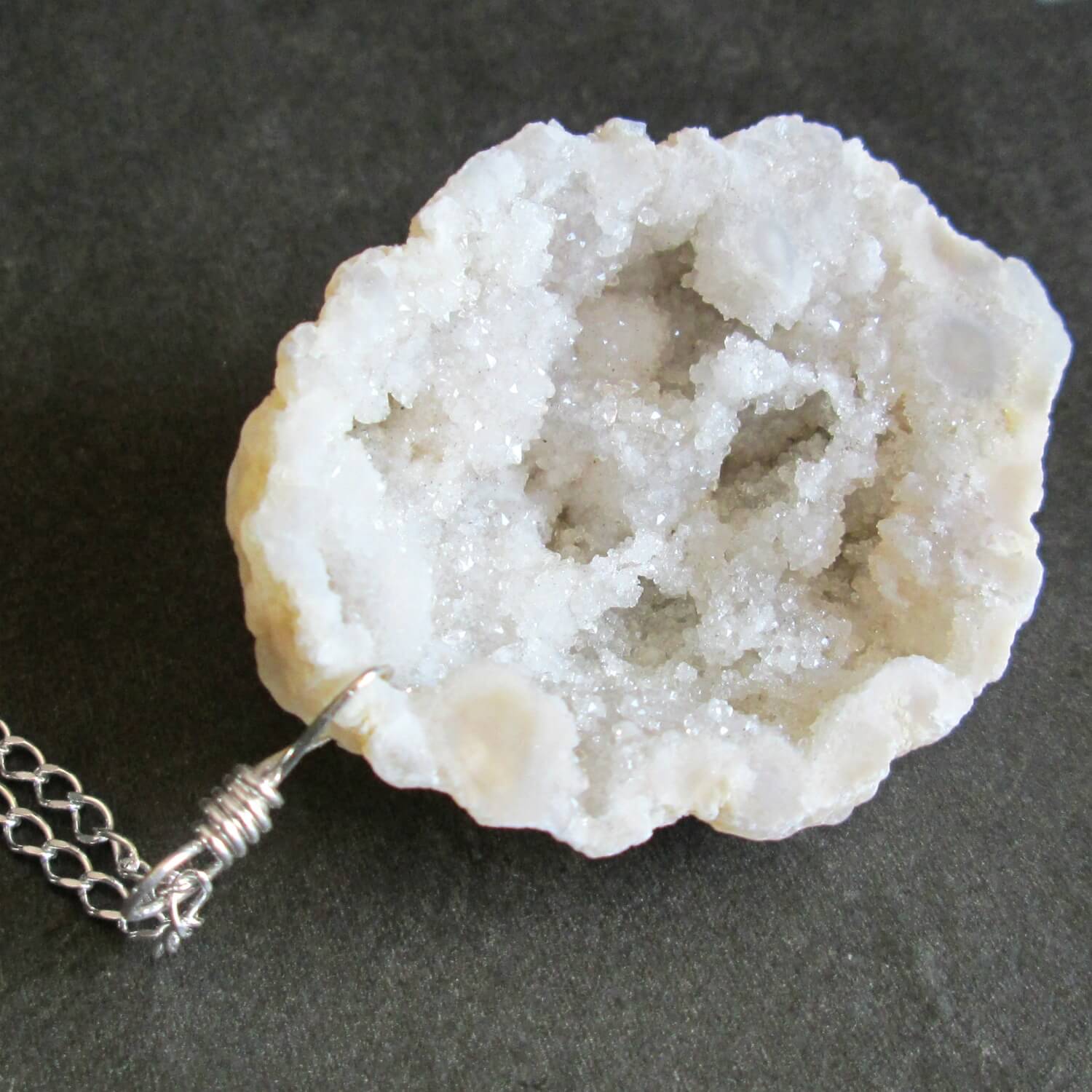 Druzy Quartz Jewelry, Geode Necklaces — CindyLouWho2
