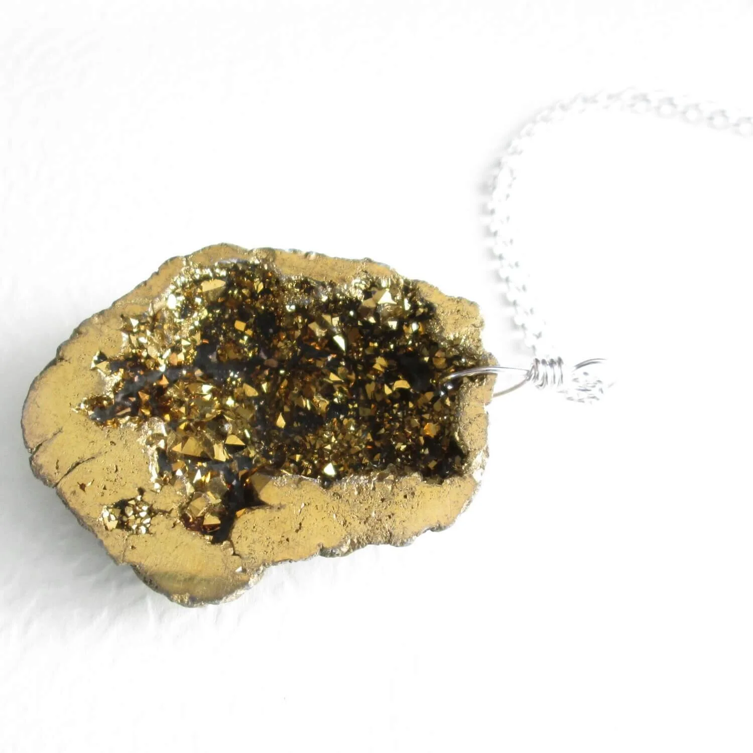 Druzy Quartz Jewelry, Geode Necklaces — CindyLouWho2