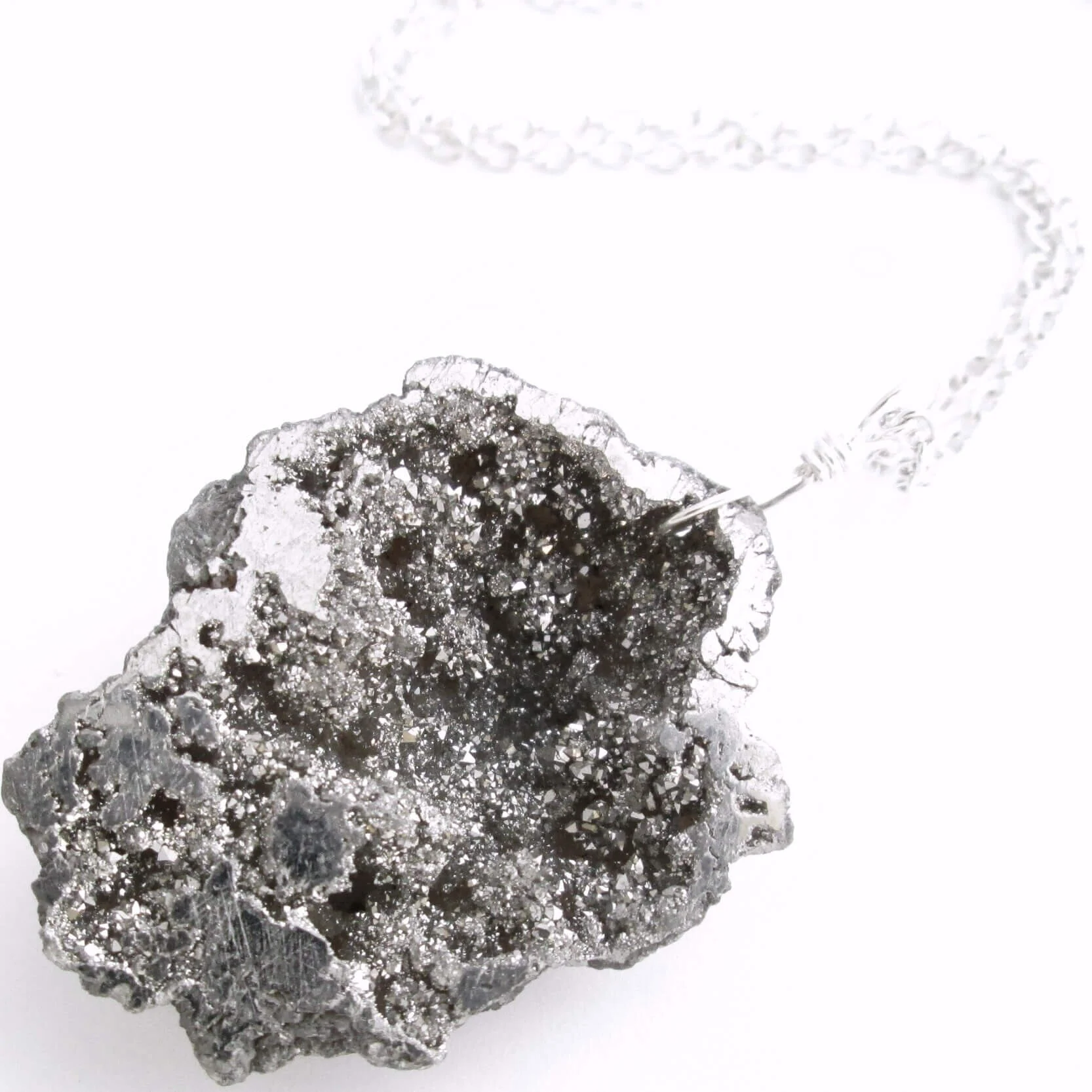 Druzy Quartz Jewelry, Geode Necklaces — CindyLouWho2