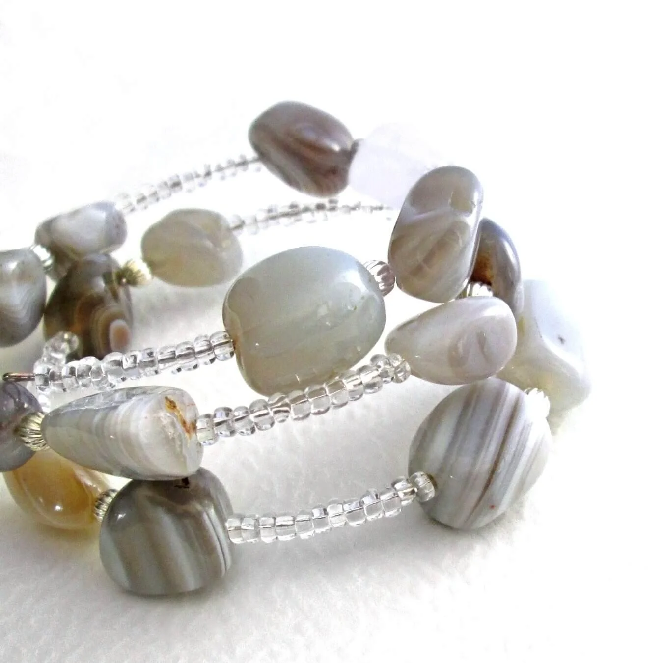 Agate Stone Jewelry, Colorful Semi-Precious Gemstone Pendants ...