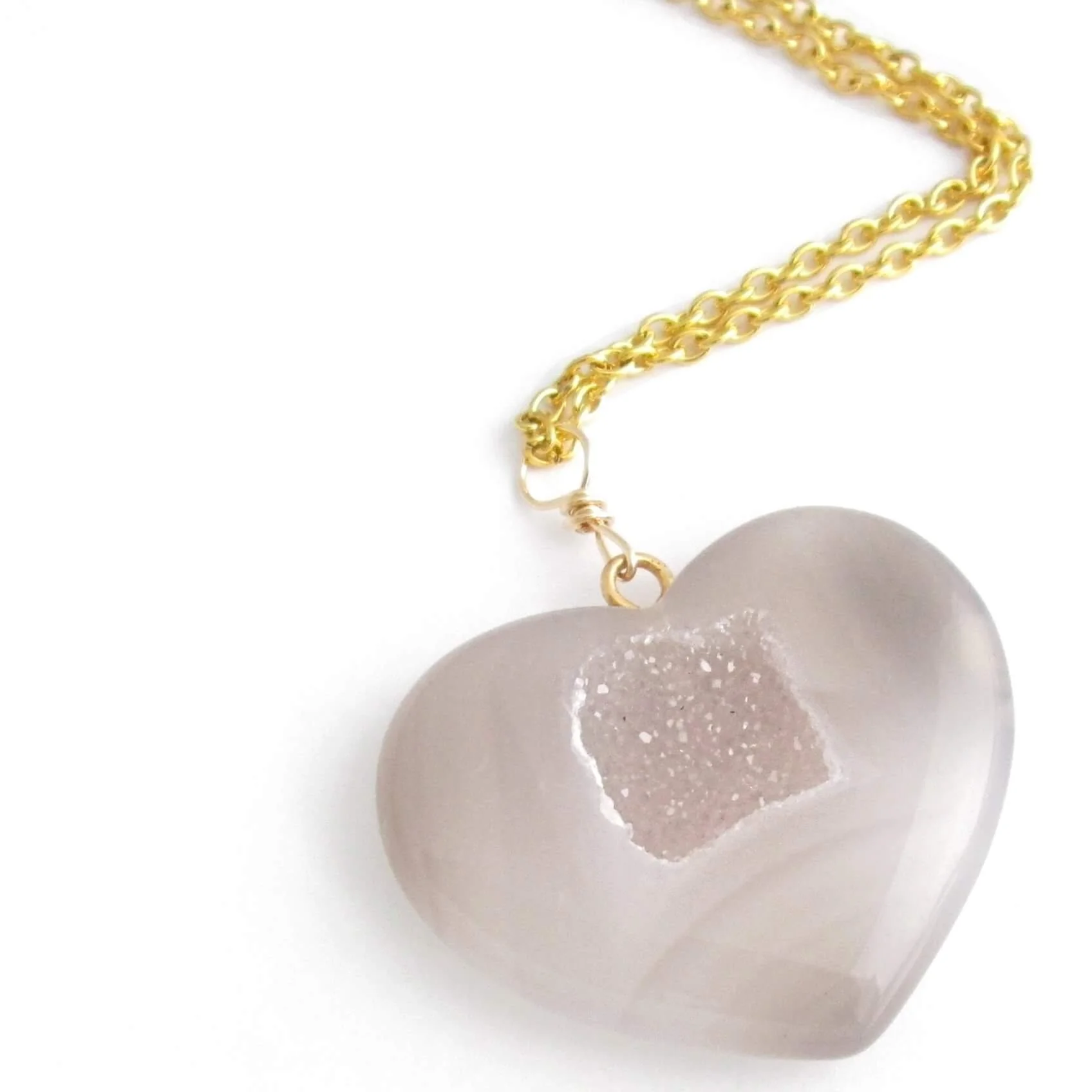 Druzy Quartz Jewelry, Geode Necklaces — CindyLouWho2