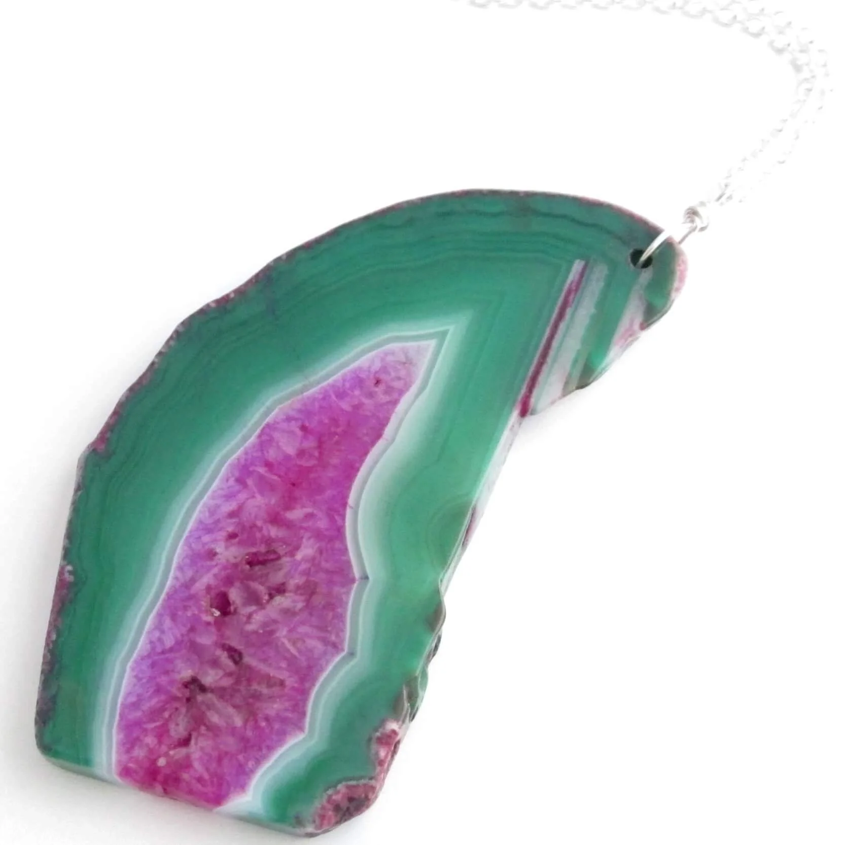 Agate Stone Jewelry, Colorful Semi-Precious Gemstone Pendants ...