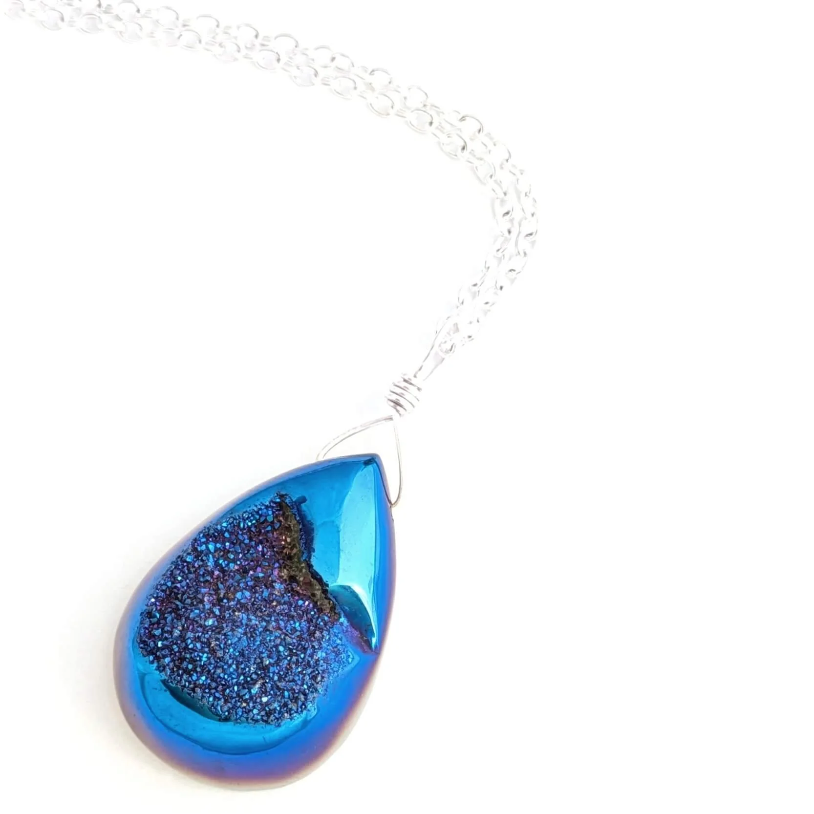 Druzy Quartz Jewelry, Geode Necklaces — CindyLouWho2
