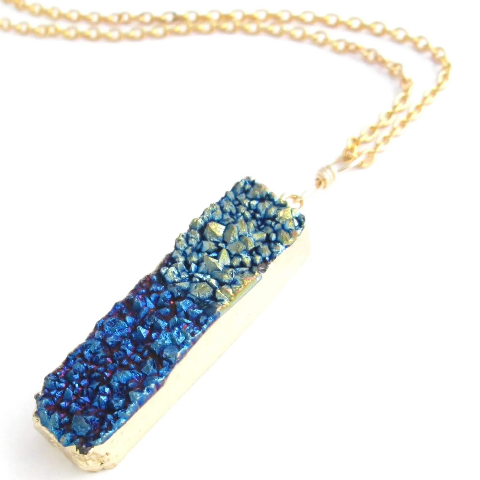 Druzy Quartz Jewelry, Geode Necklaces — CindyLouWho2