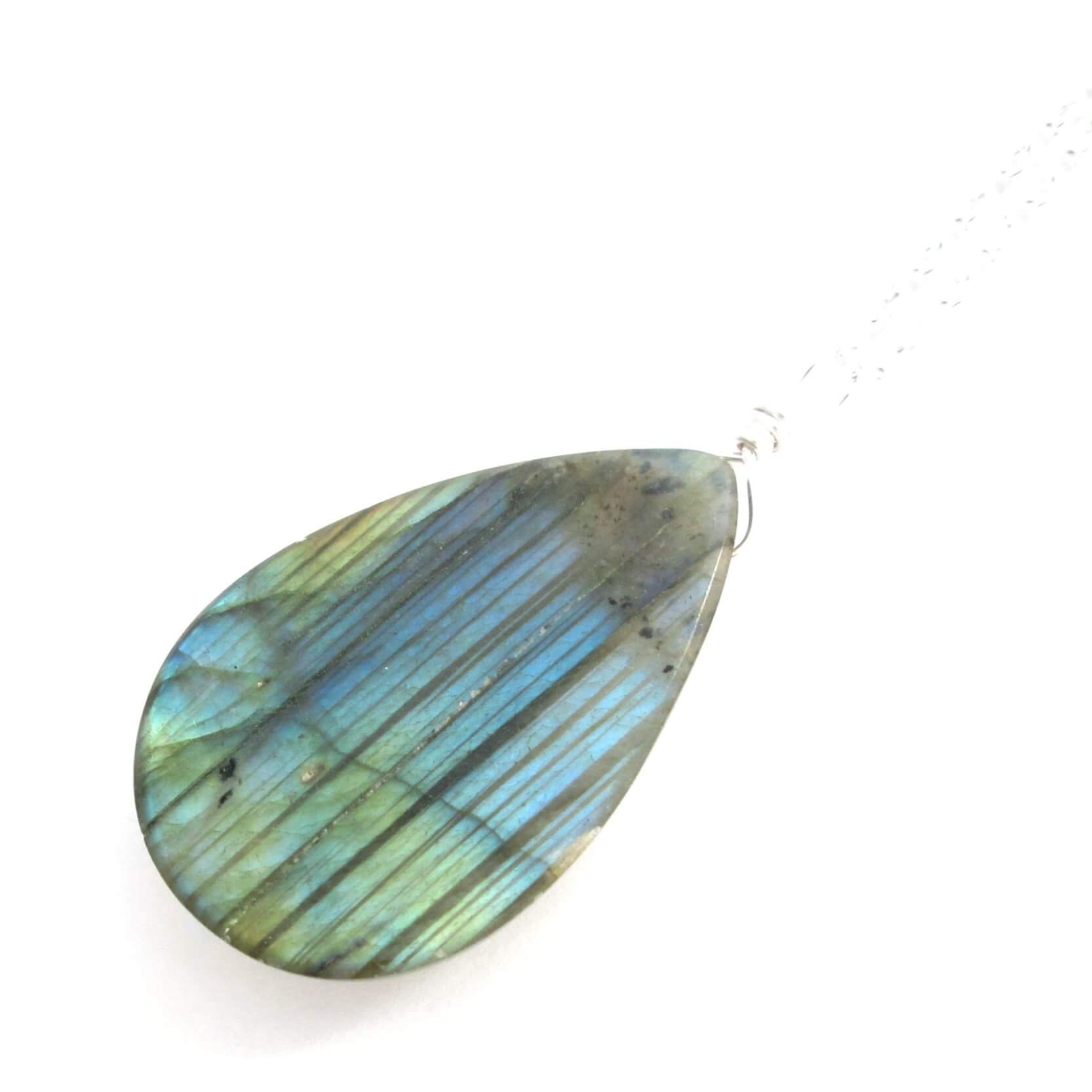 Natural Labradorite Jewelry, Rock Necklaces with Flash — CindyLouWho2