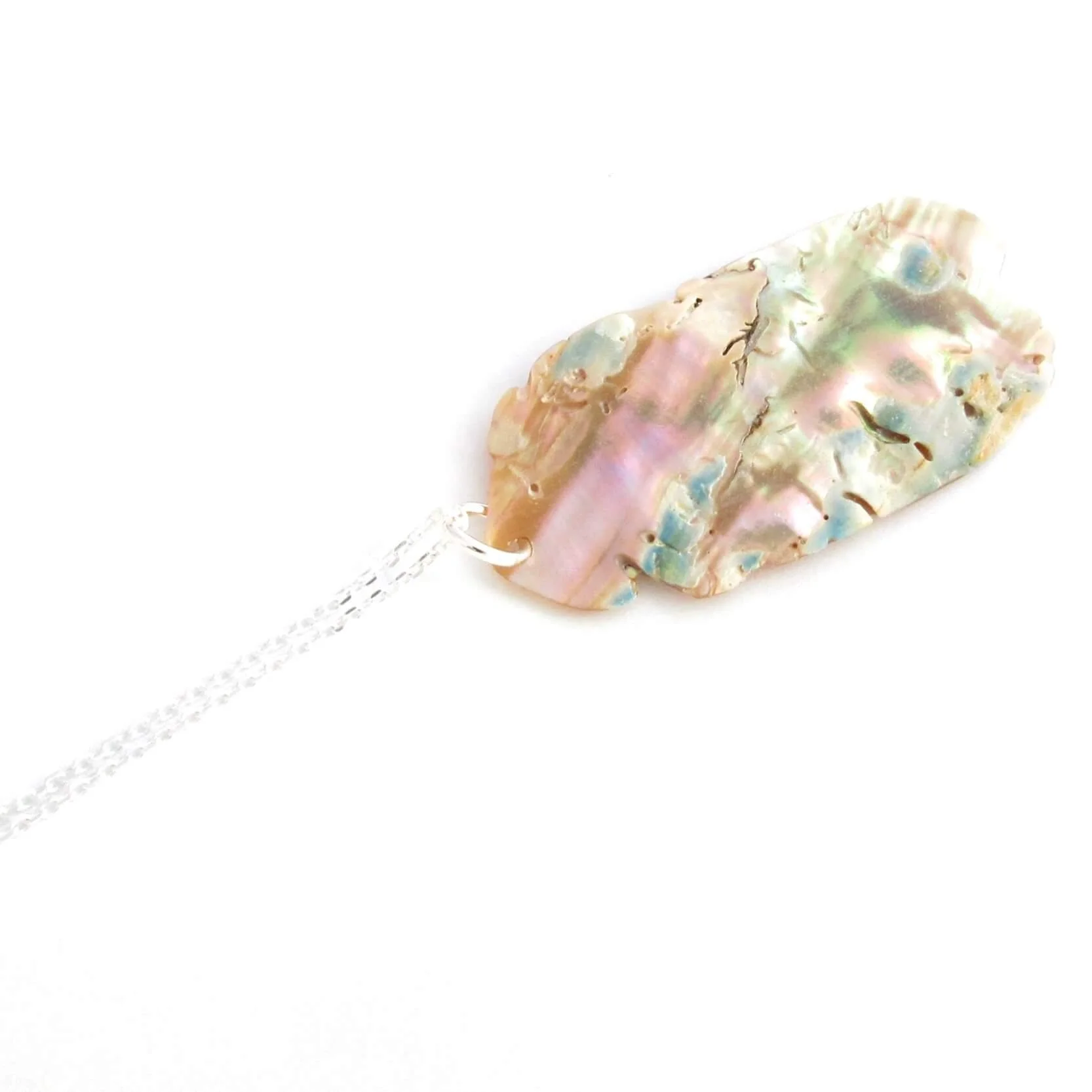 Rainbow Abalone Pendant, Paua Shell Jewelry — CindyLouWho2