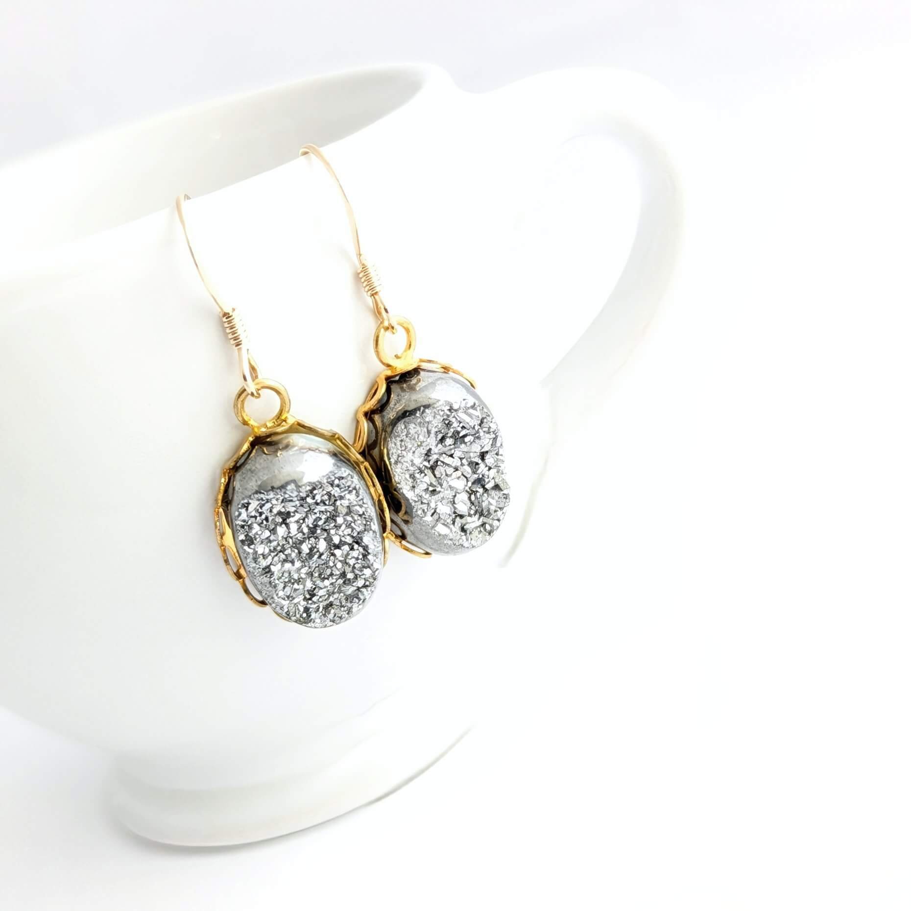 Druzy Quartz Jewelry, Geode Necklaces — CindyLouWho2