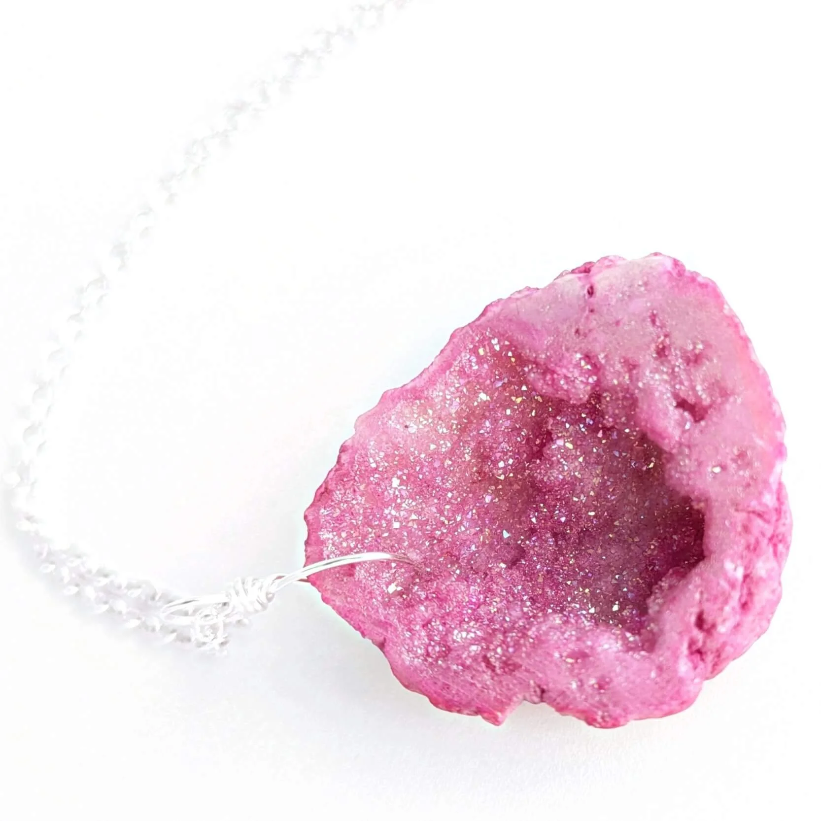 Druzy Quartz Jewelry, Geode Necklaces — CindyLouWho2