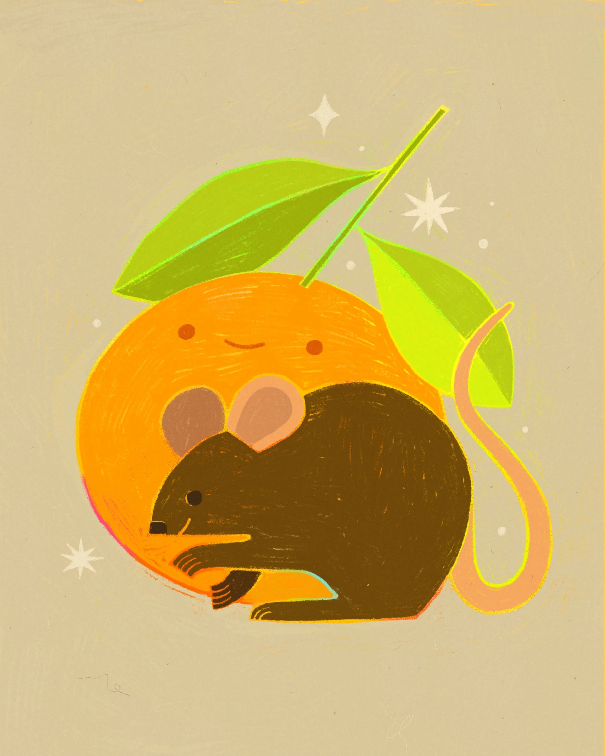 FURRY LITTLE PEACH