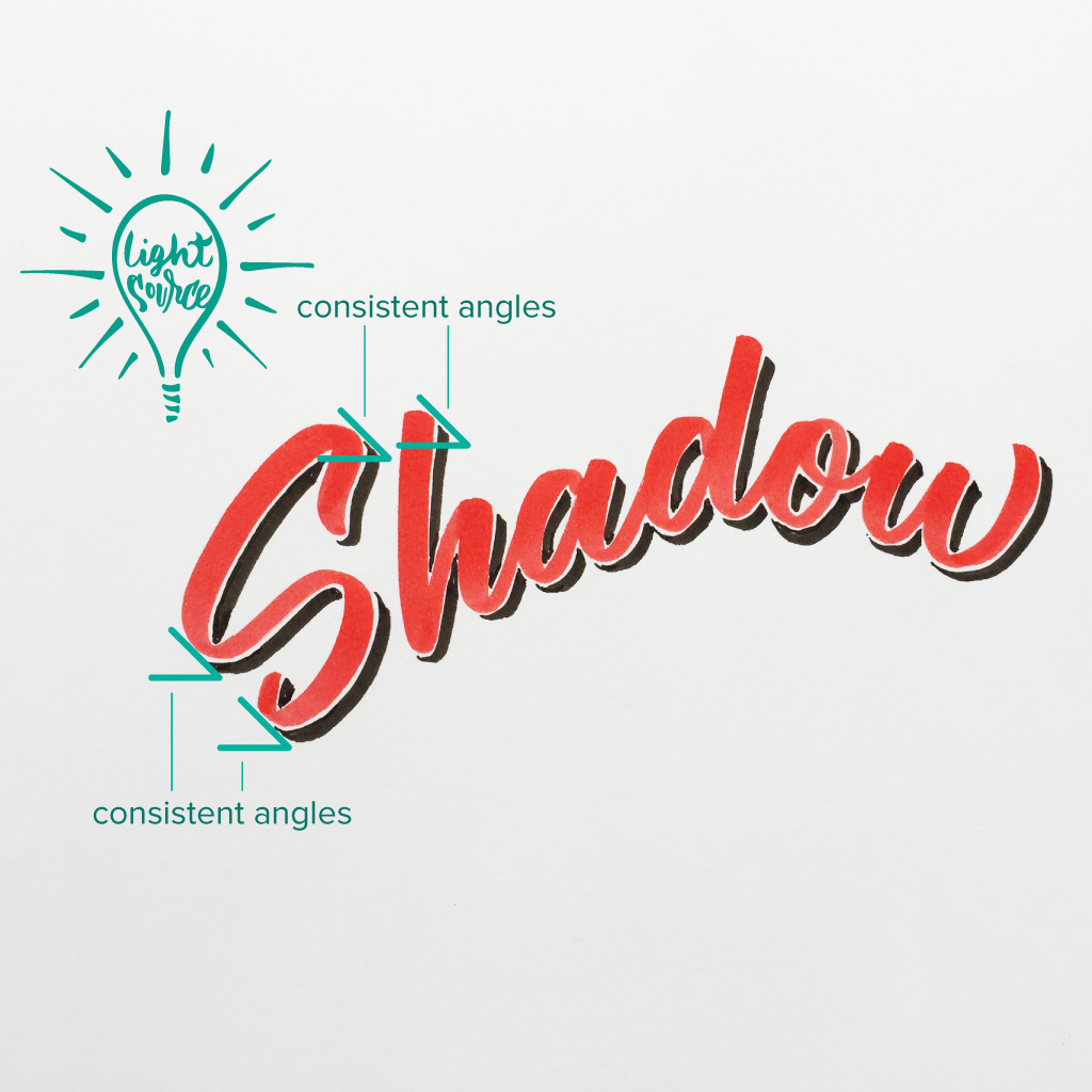 How to add Shadow with a Brush Pen — noahcamp.com