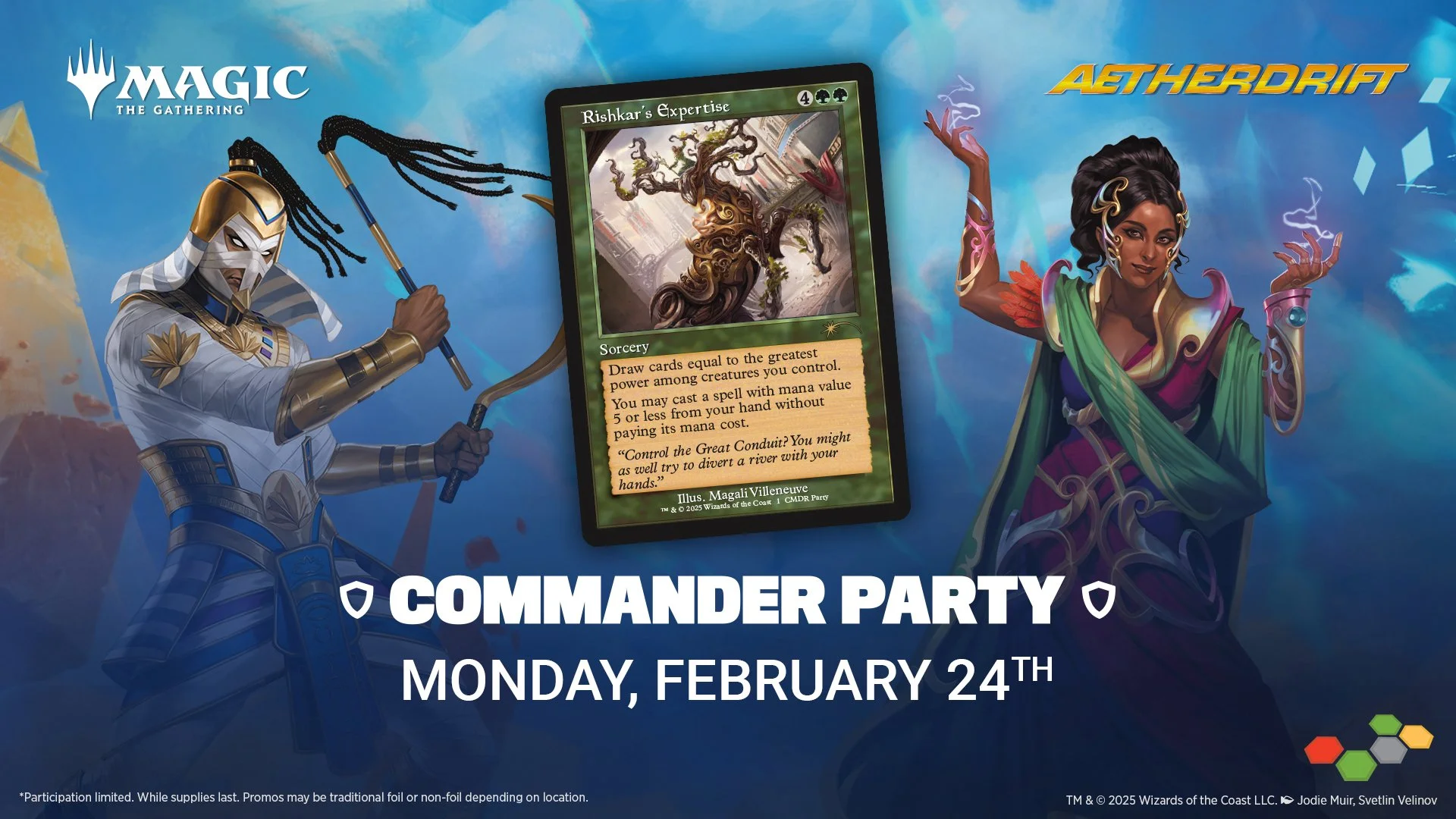 Commander Party | Aetherdrift — Top Tier Board Games