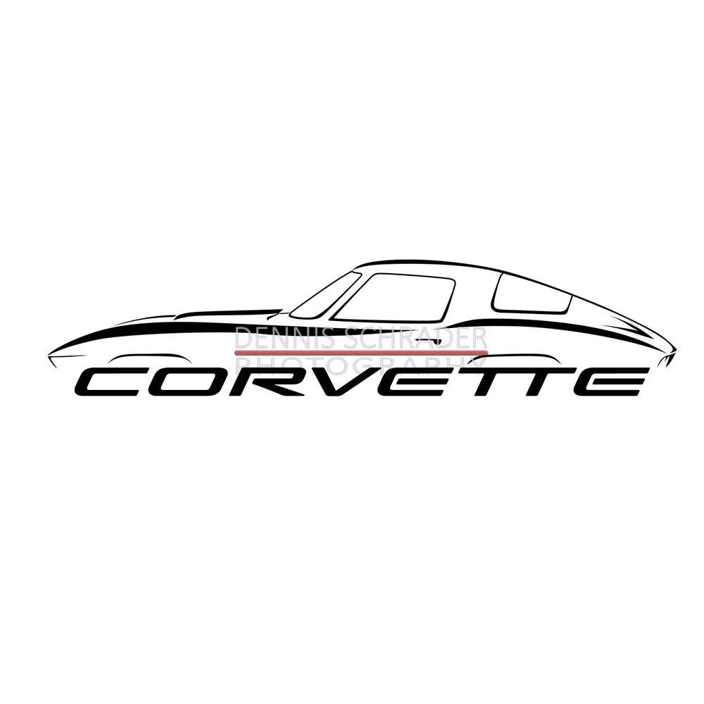 Corvette Silhouette Clip Art
