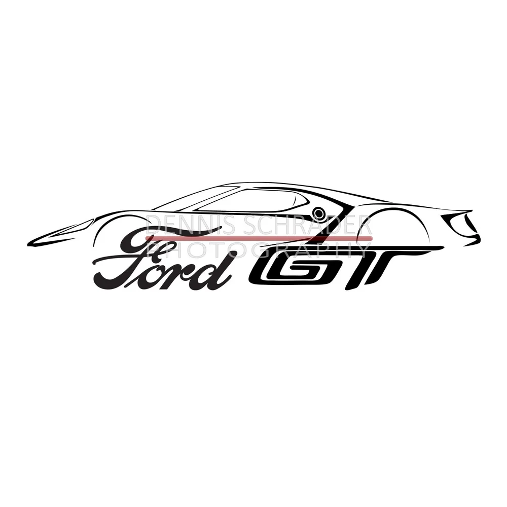 Ford Gt Logo Ford GT Pocketed Emblem