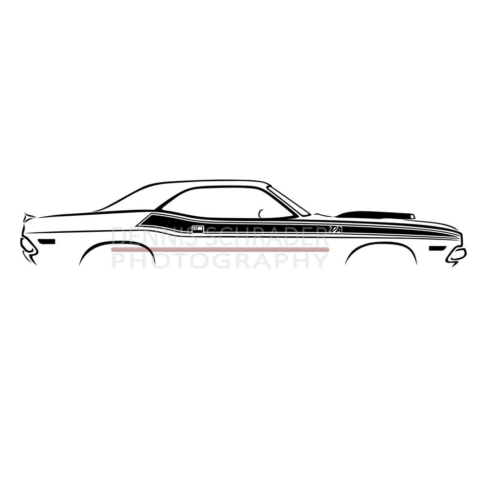Dodge Challenger Logo Vector