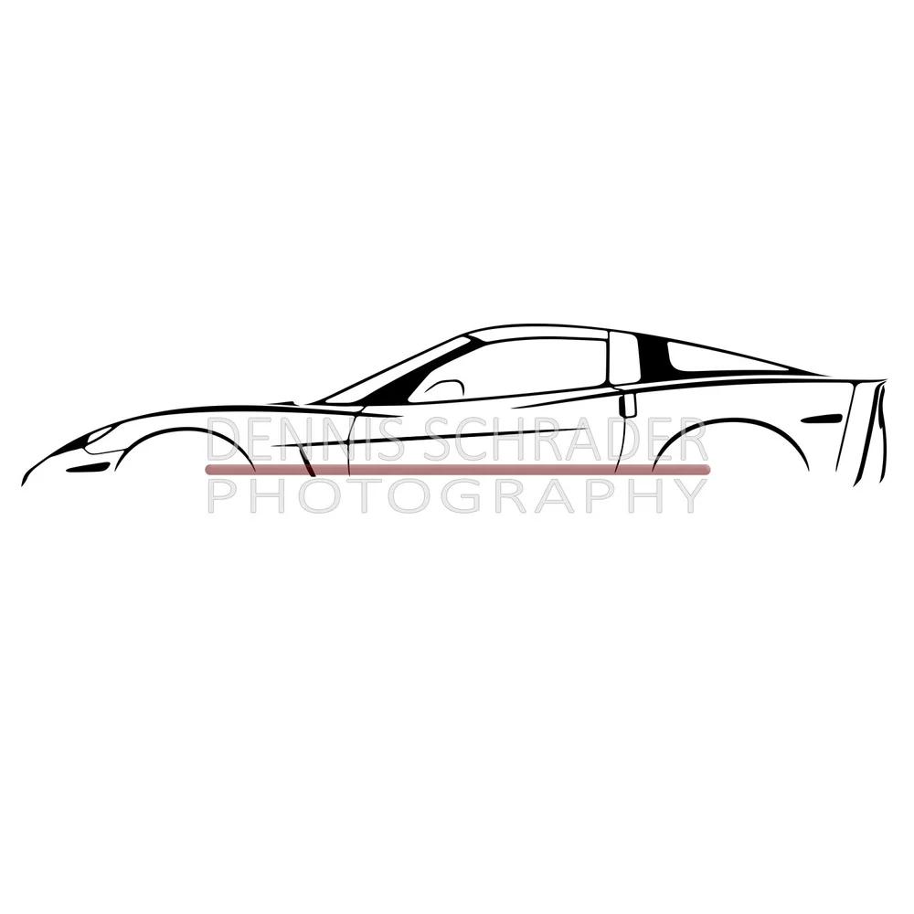 Corvette C6 Outline