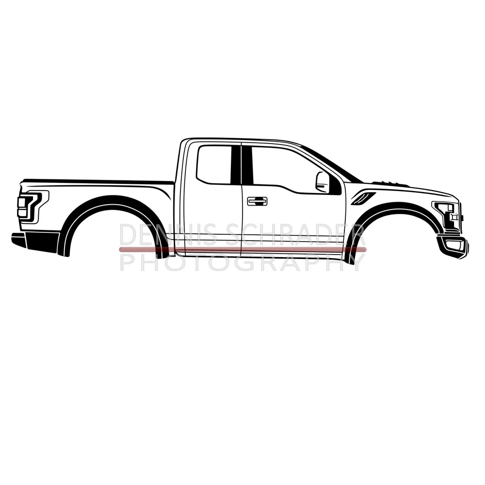Ford Raptor Truck Drawings