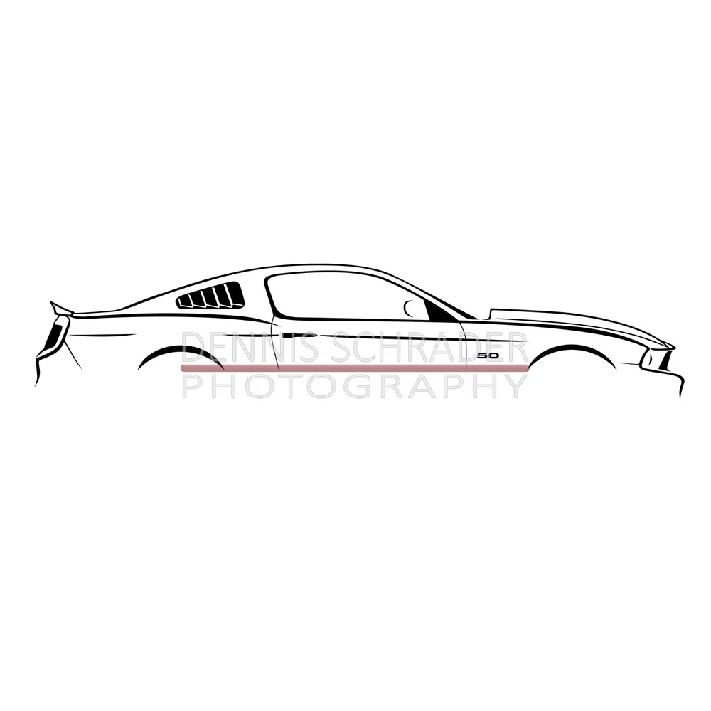 Ford Mustang Silhouette