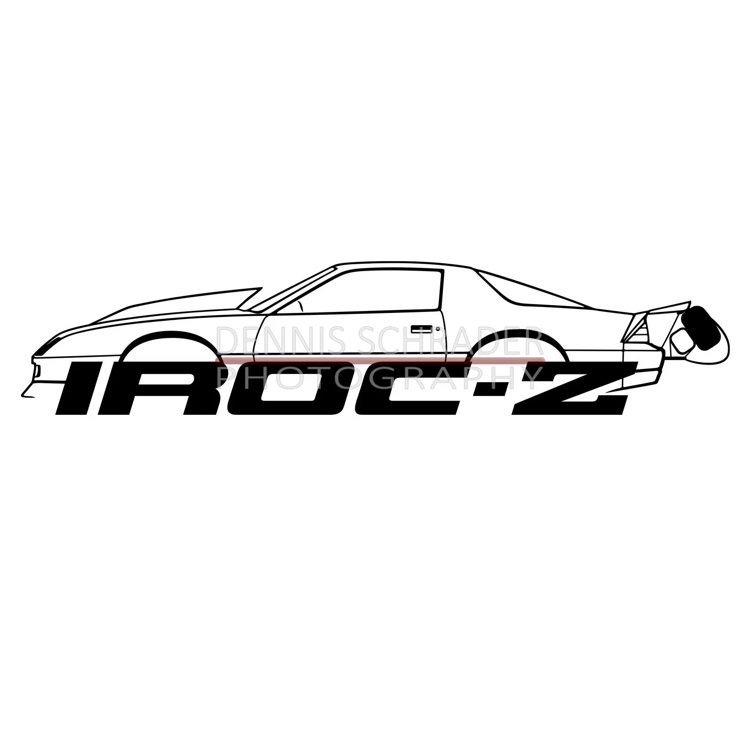 IROC Camaro Drag Car Graphic Art Stencil Digital Download — Dennis ...