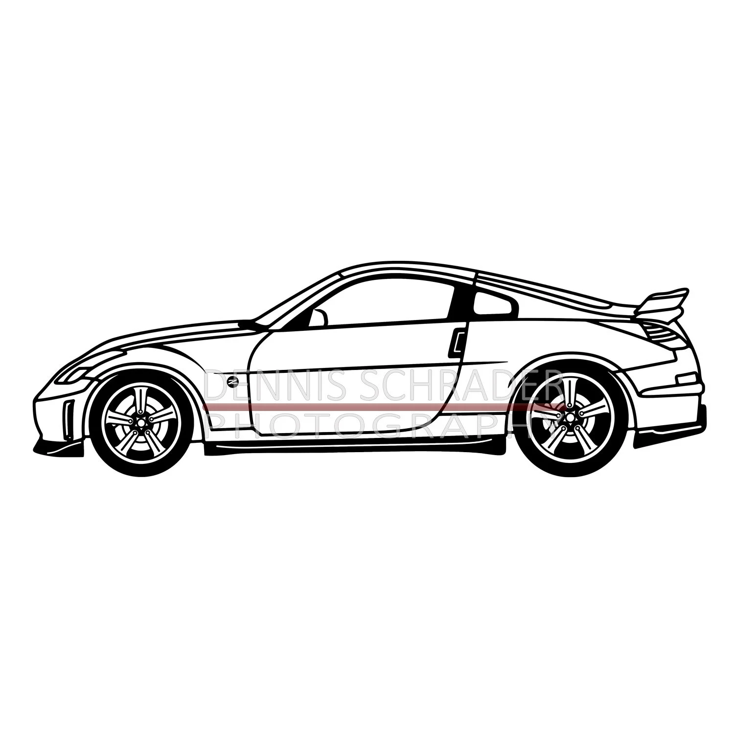 Nissan 350Z Nismo Graphic Art Stencil Digital Download — Dennis ...