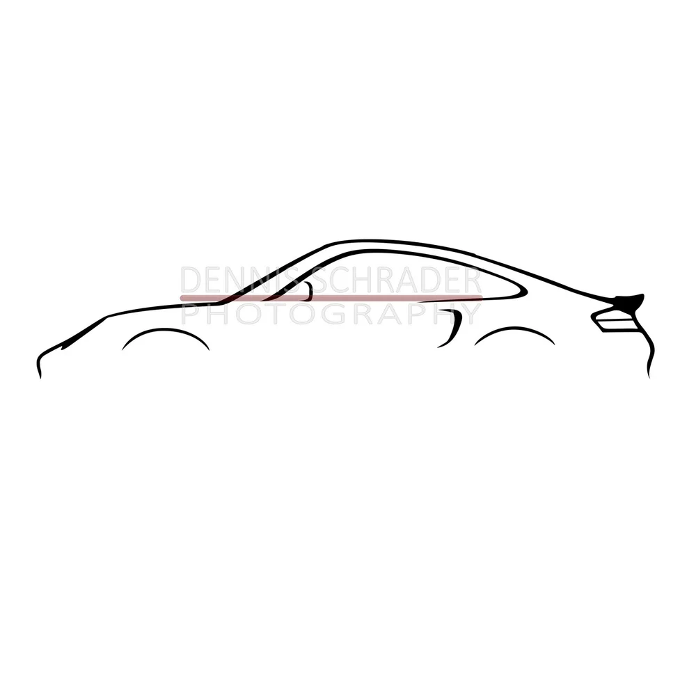 Porsche Outline