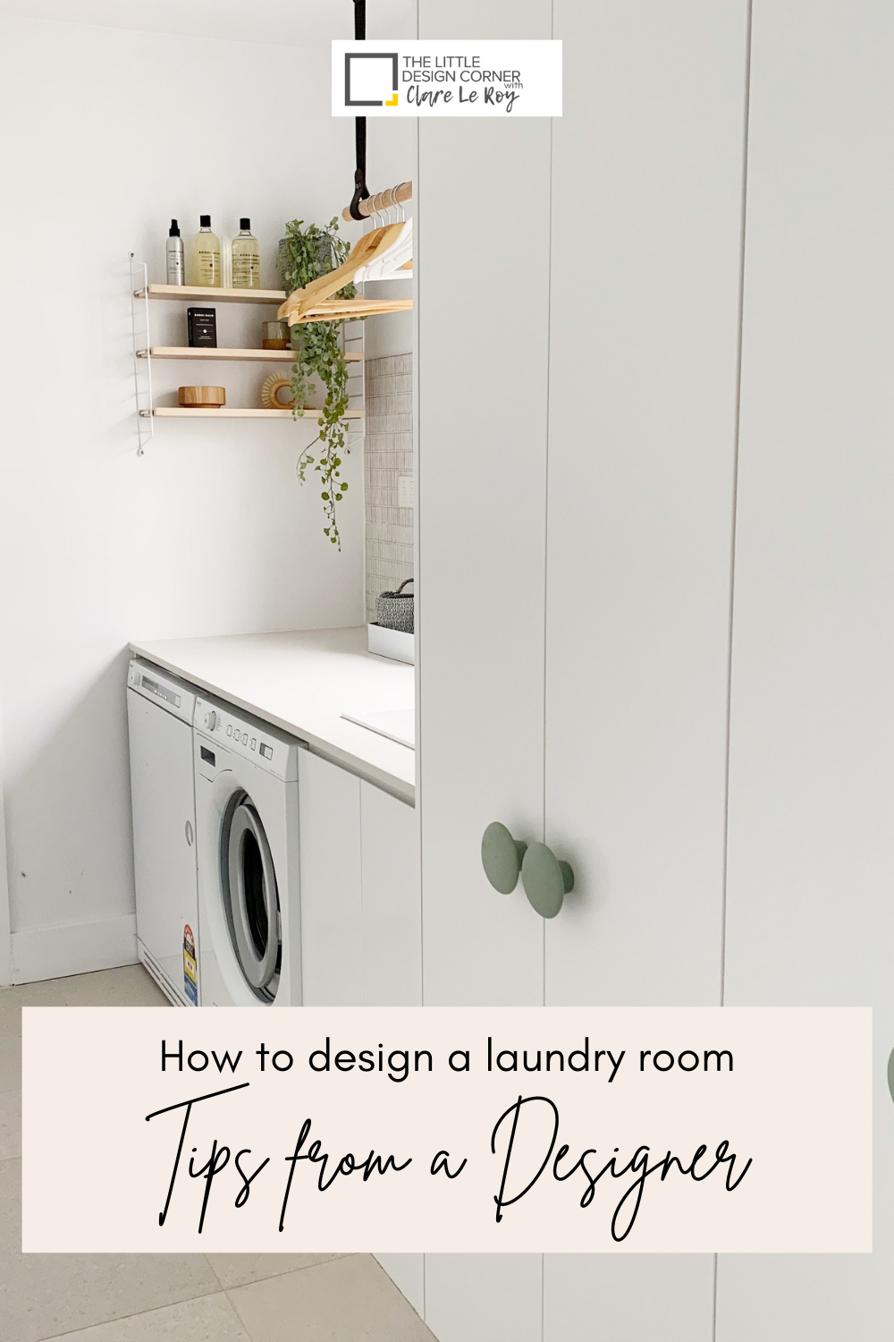Laundry Room Plan