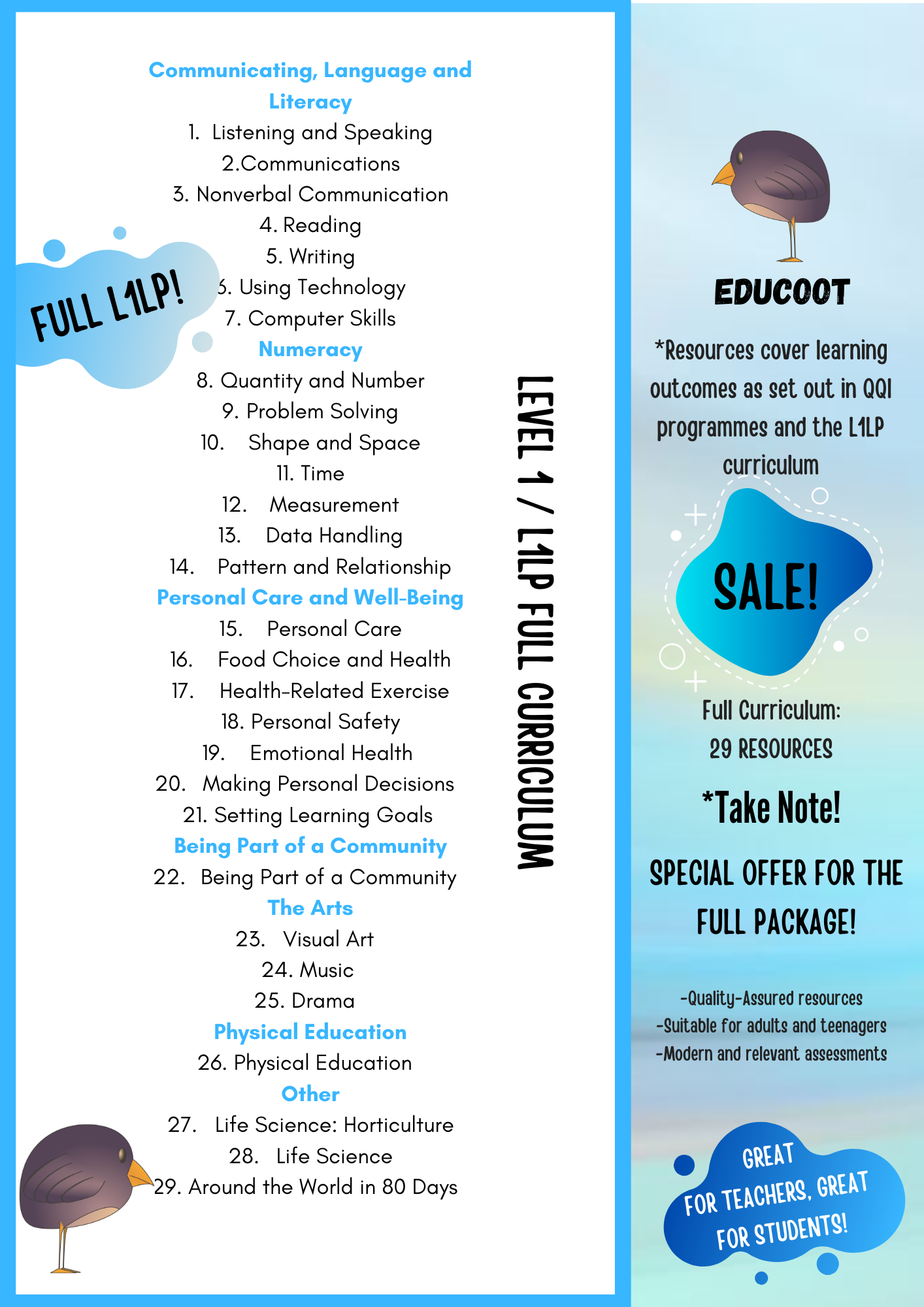 QQI Resources — Educoot Education Resources for literacy, numeracy ...