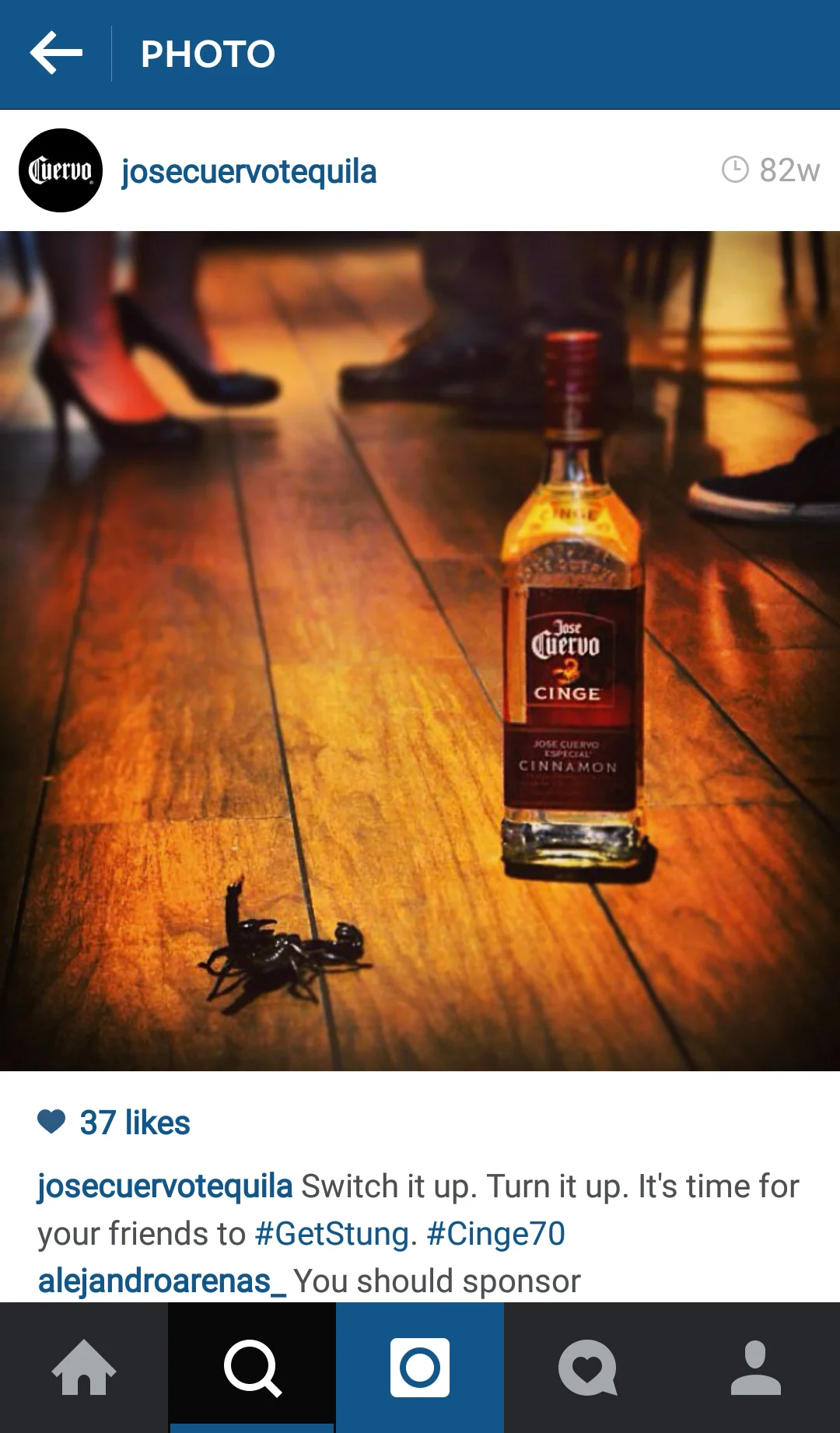 Jose Cuervo Cinge Logo