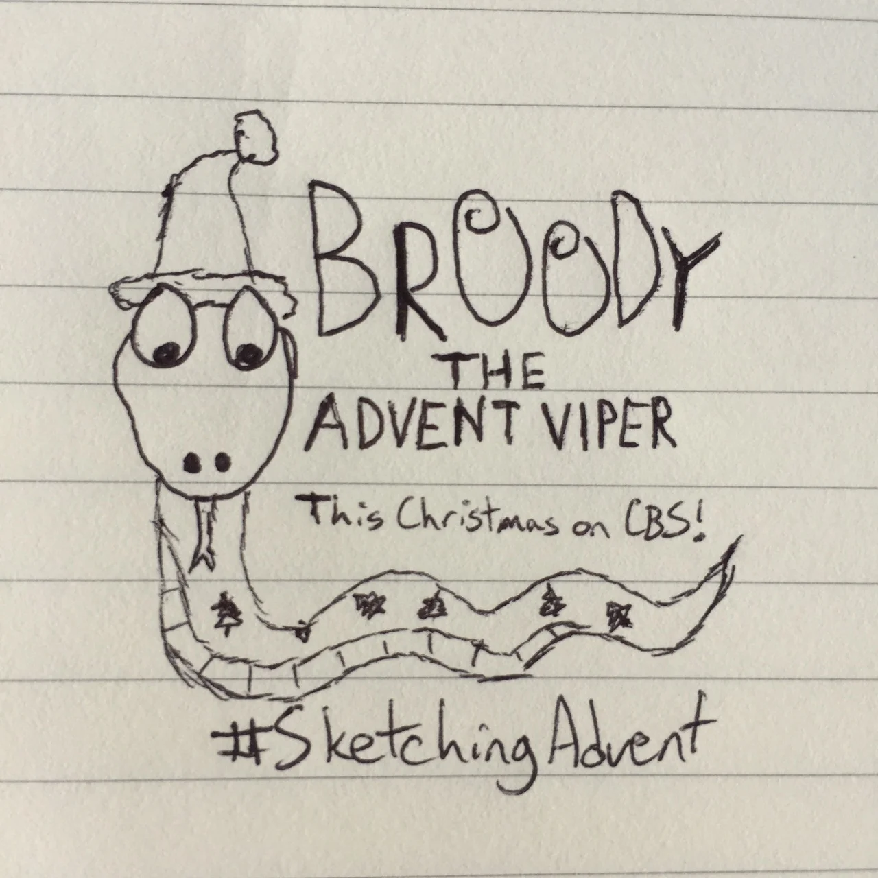 Broody the Advent Viper — Chris Cox