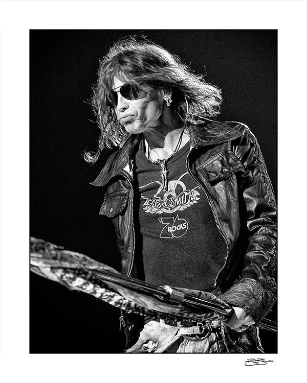 Steven Tyler Black And White