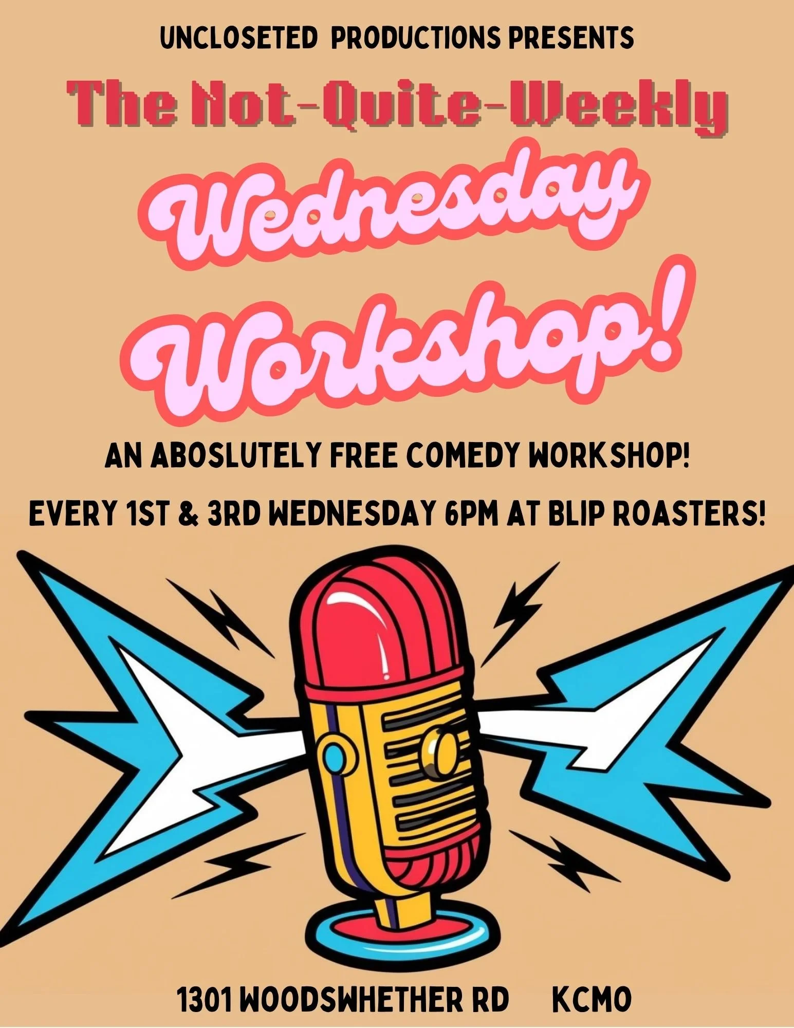 Comedy Workshop — Blip Roasters