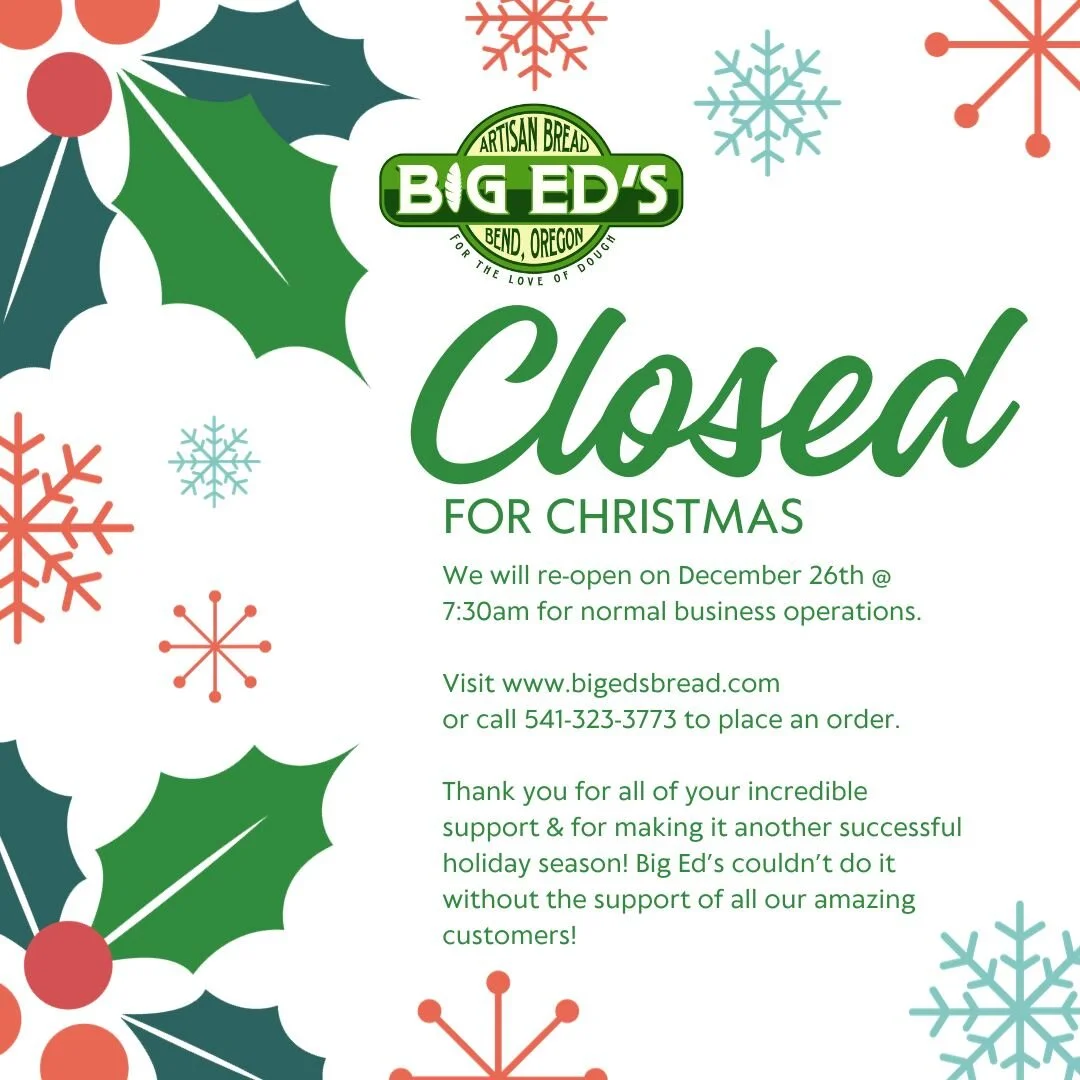 Orders — Big Ed's Artisan Bread