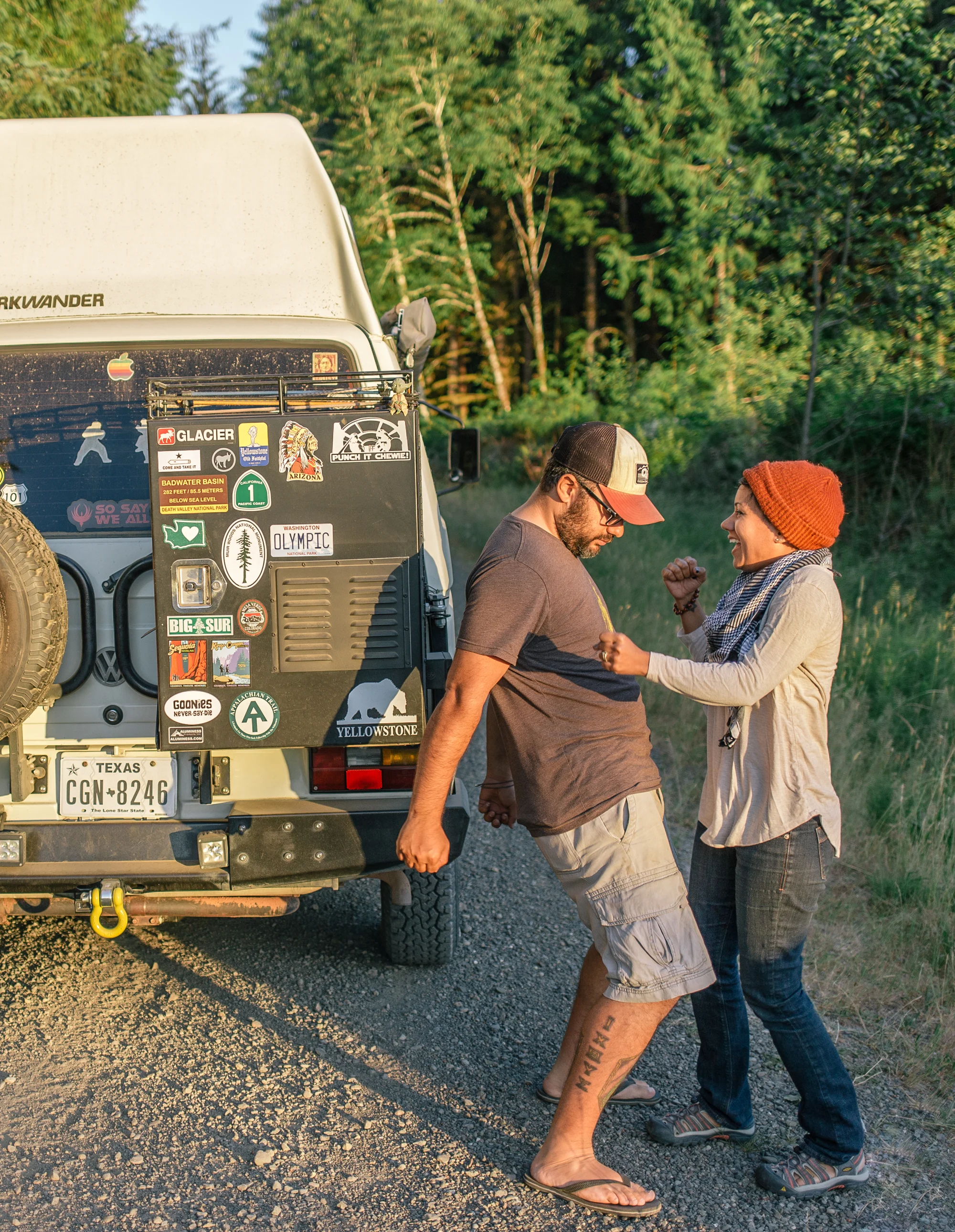 Jess & Jorge in a VW Van — Tiny House, Tiny Footprint