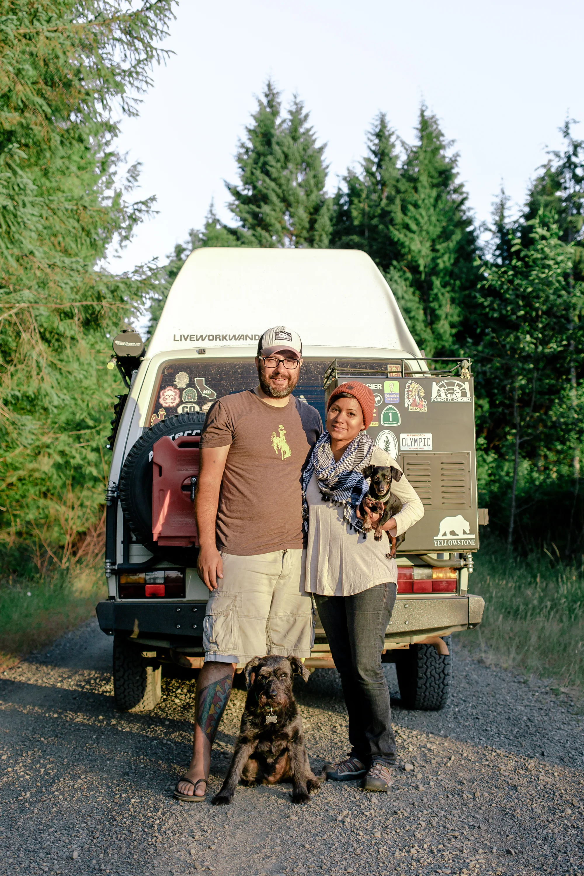 Jess & Jorge in a VW Van — Tiny House, Tiny Footprint