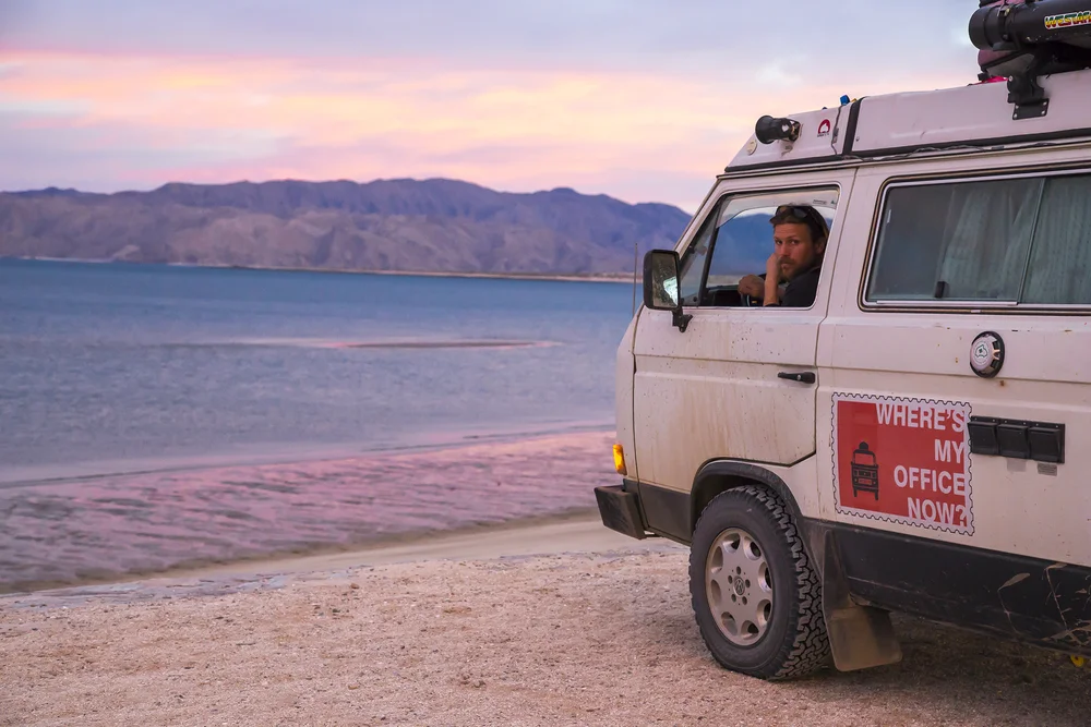 Emily & Corey in a VW Van — Tiny House, Tiny Footprint