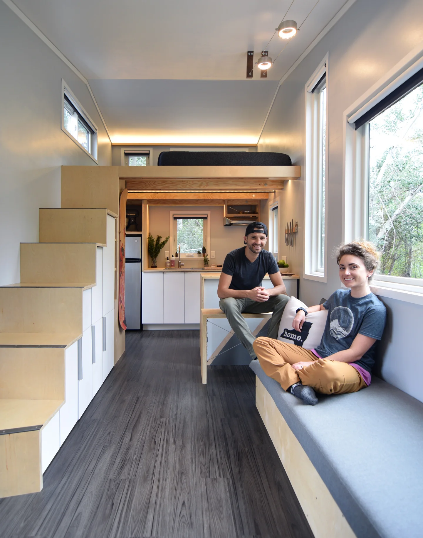 Robert & Samantha in a Tiny House — Tiny House, Tiny Footprint