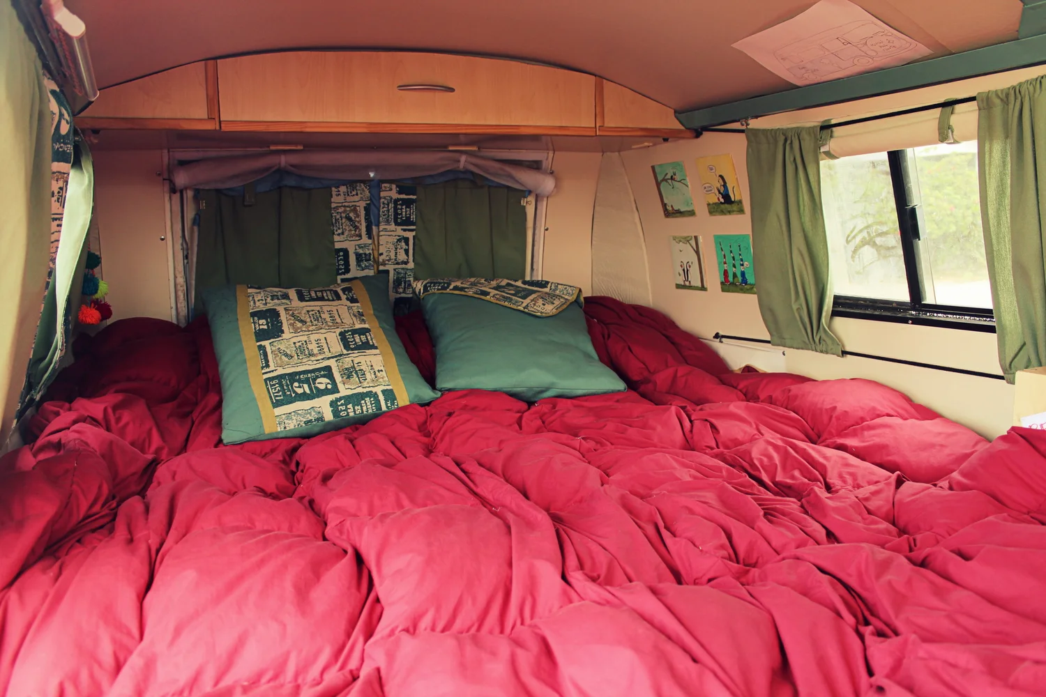 Lola & Nicolas in a VW Bus — Tiny House, Tiny Footprint