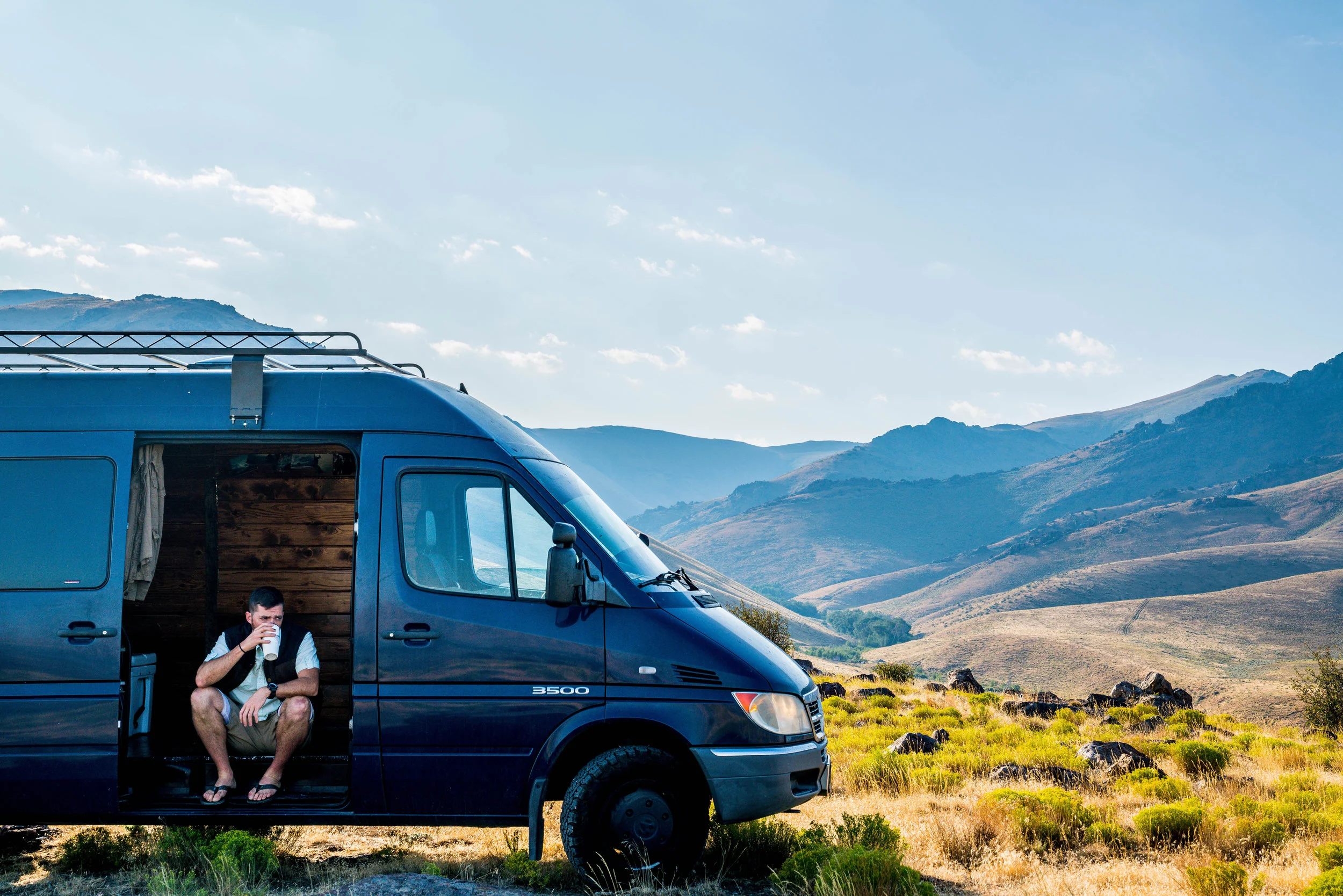 Travis in a Sprinter Van — Tiny House, Tiny Footprint