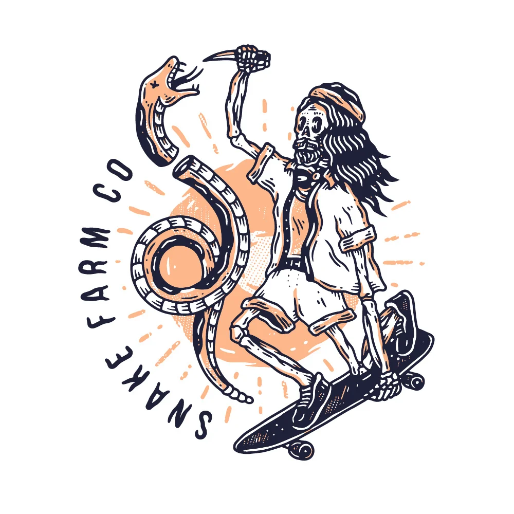 Snake Farm Co - Apparel Design — Buttery Studio