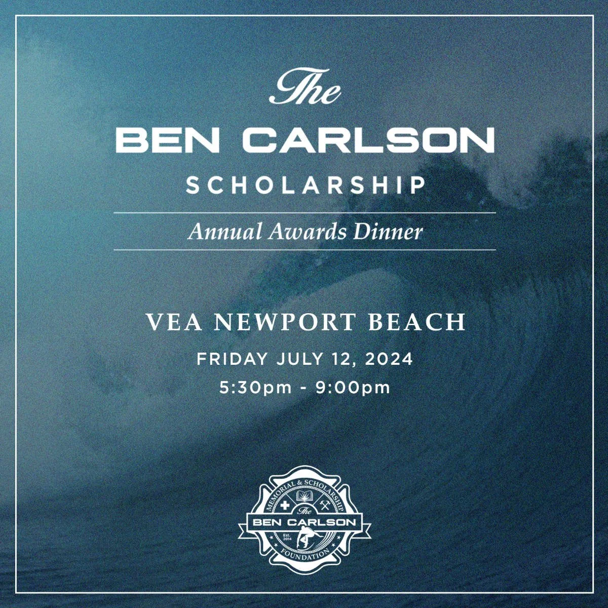 Ben Carlson Foundation Scholarship Dinner — Ben Carlson Memorial ...