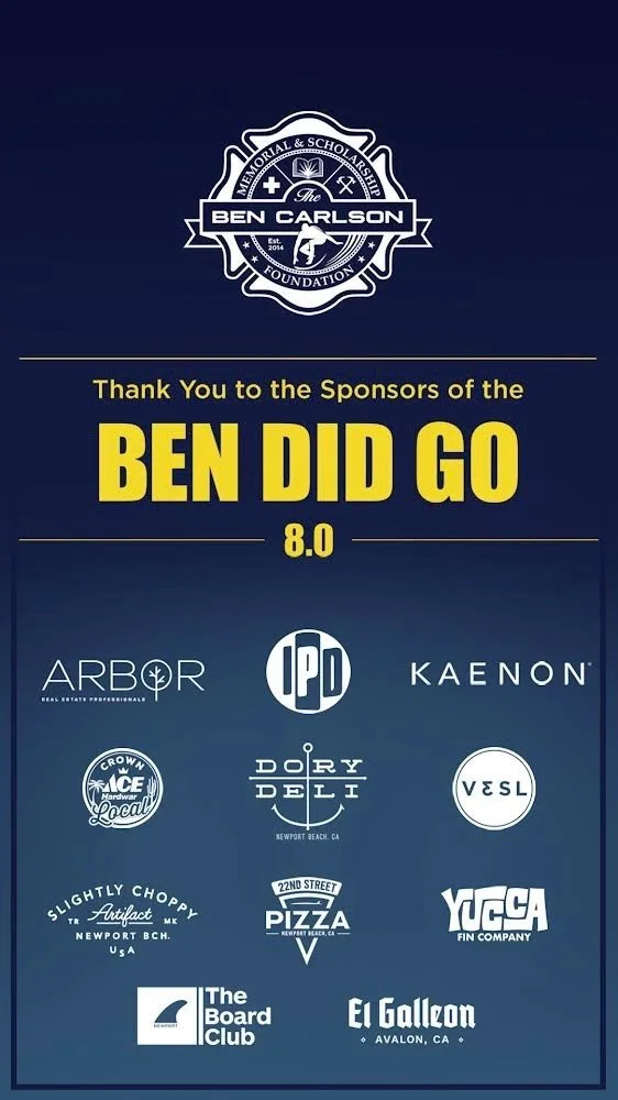 BenDidGo — Ben Carlson Memorial & Scholarship Foundation - Raise Up For Ben