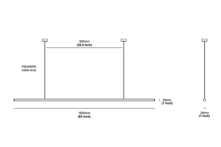 Formation Stick Pendant — B-TD