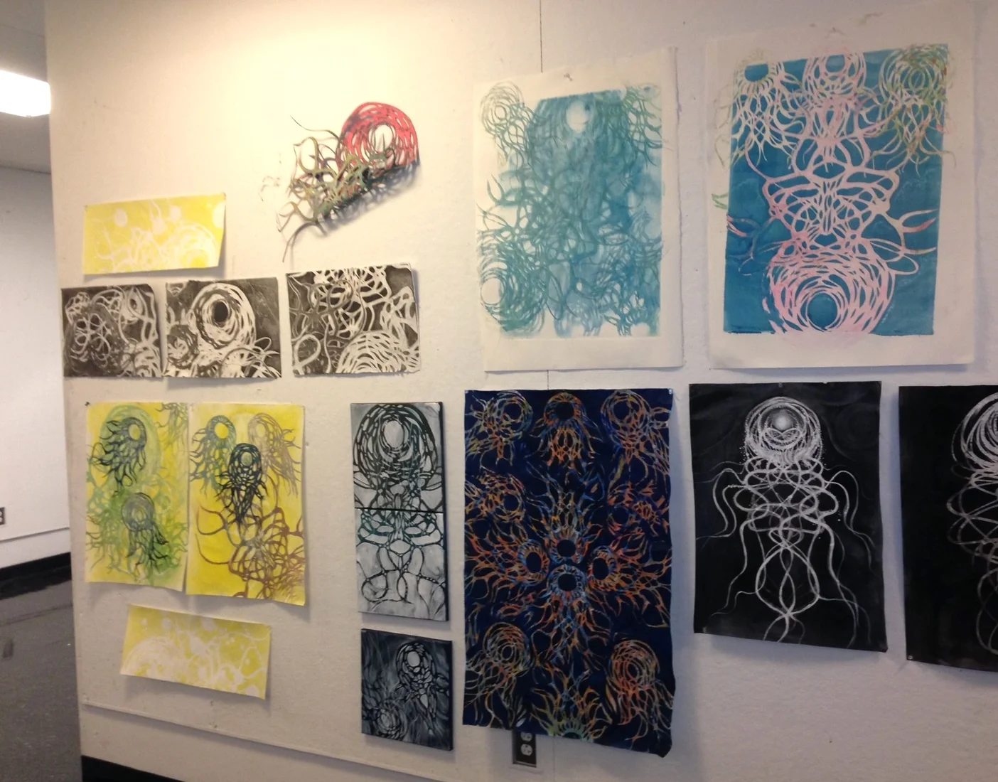 on the wall — Amanda Lee Buhler