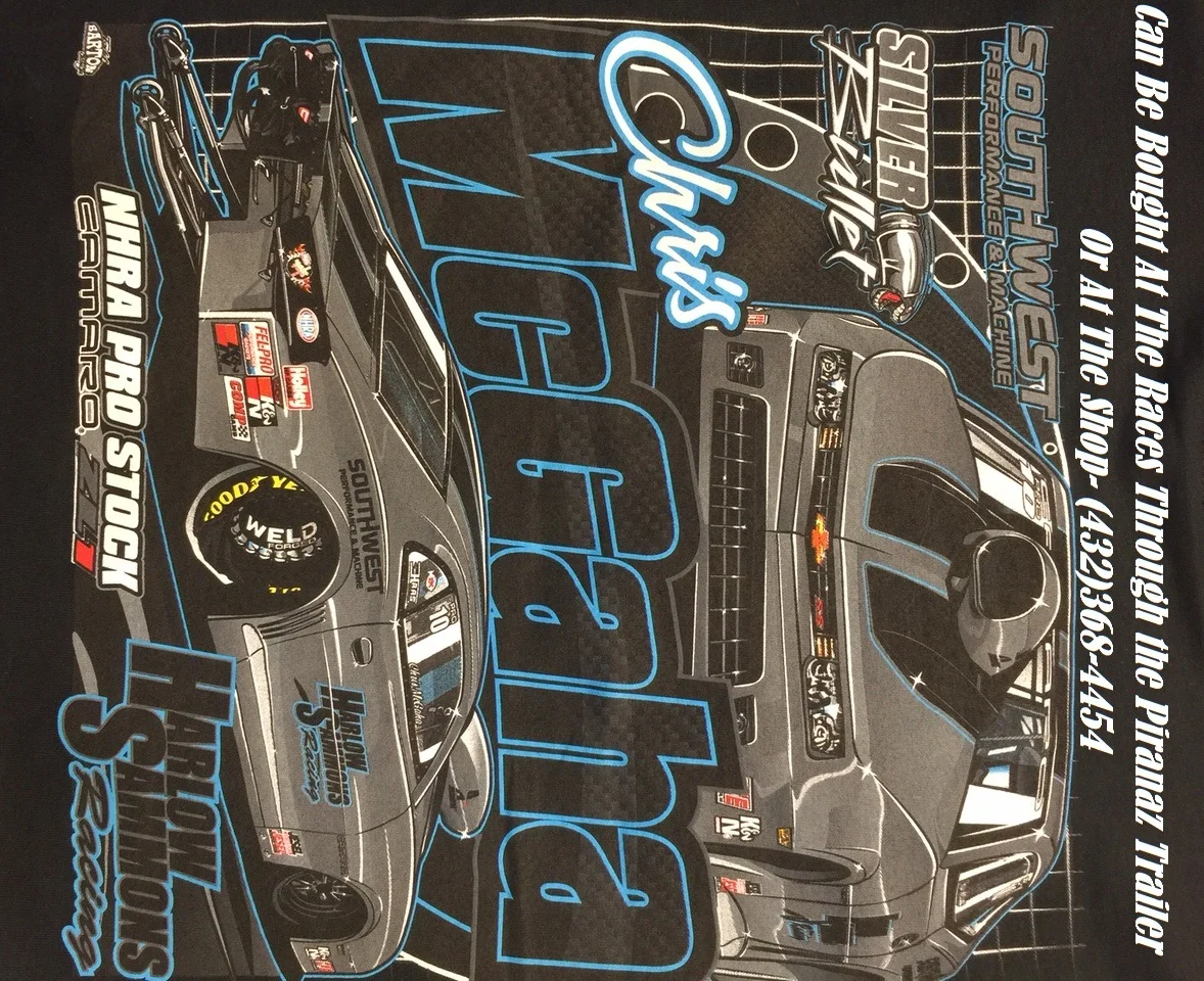 2015 Chris McGaha Shirt- Black — Harlow Sammons Racing