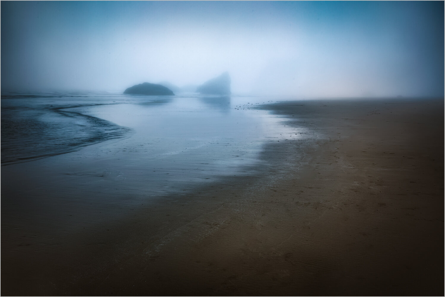 More Bandon In Fog — Howard Grill Abstract Art