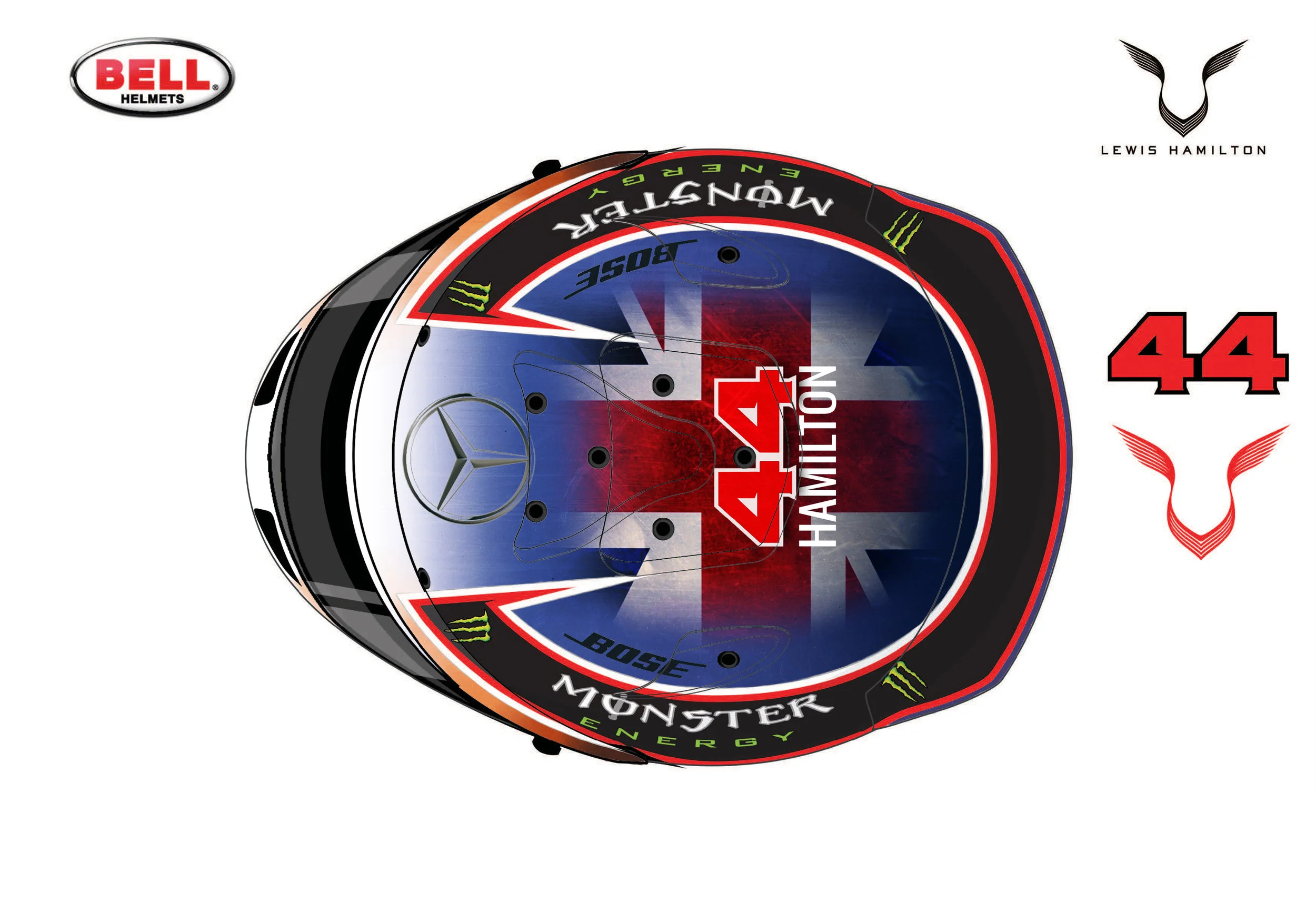 Lewis Hamilton Helmet Design Competition — Matt Ruocco Illustrator