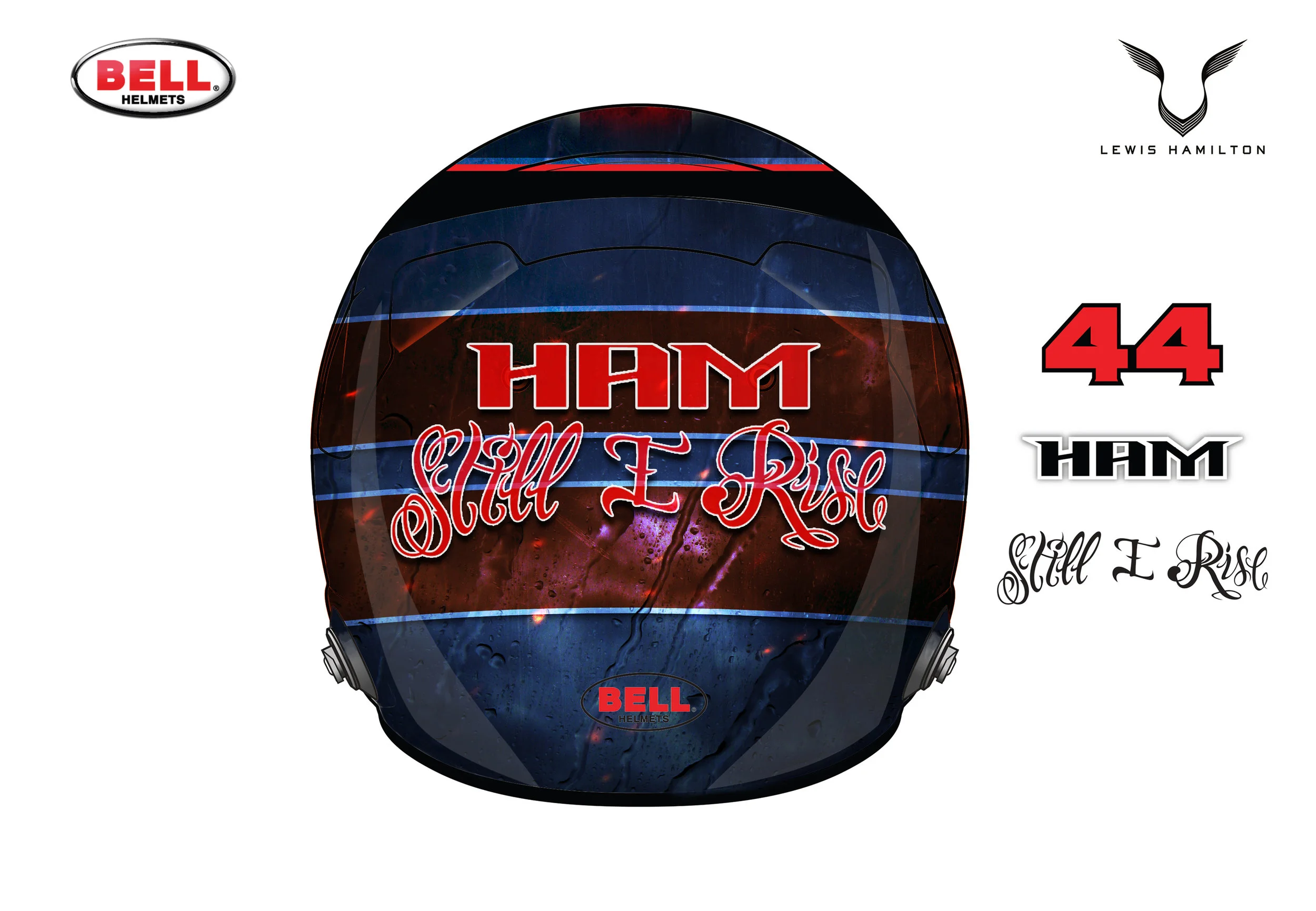 Lewis Hamilton Helmet Design Competition — Matt Ruocco Illustrator