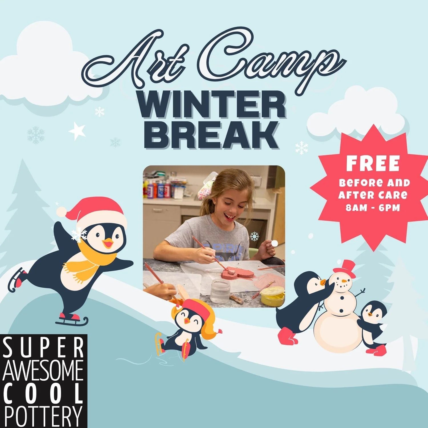 School Break Camps — Super Awesome Cool Pottery